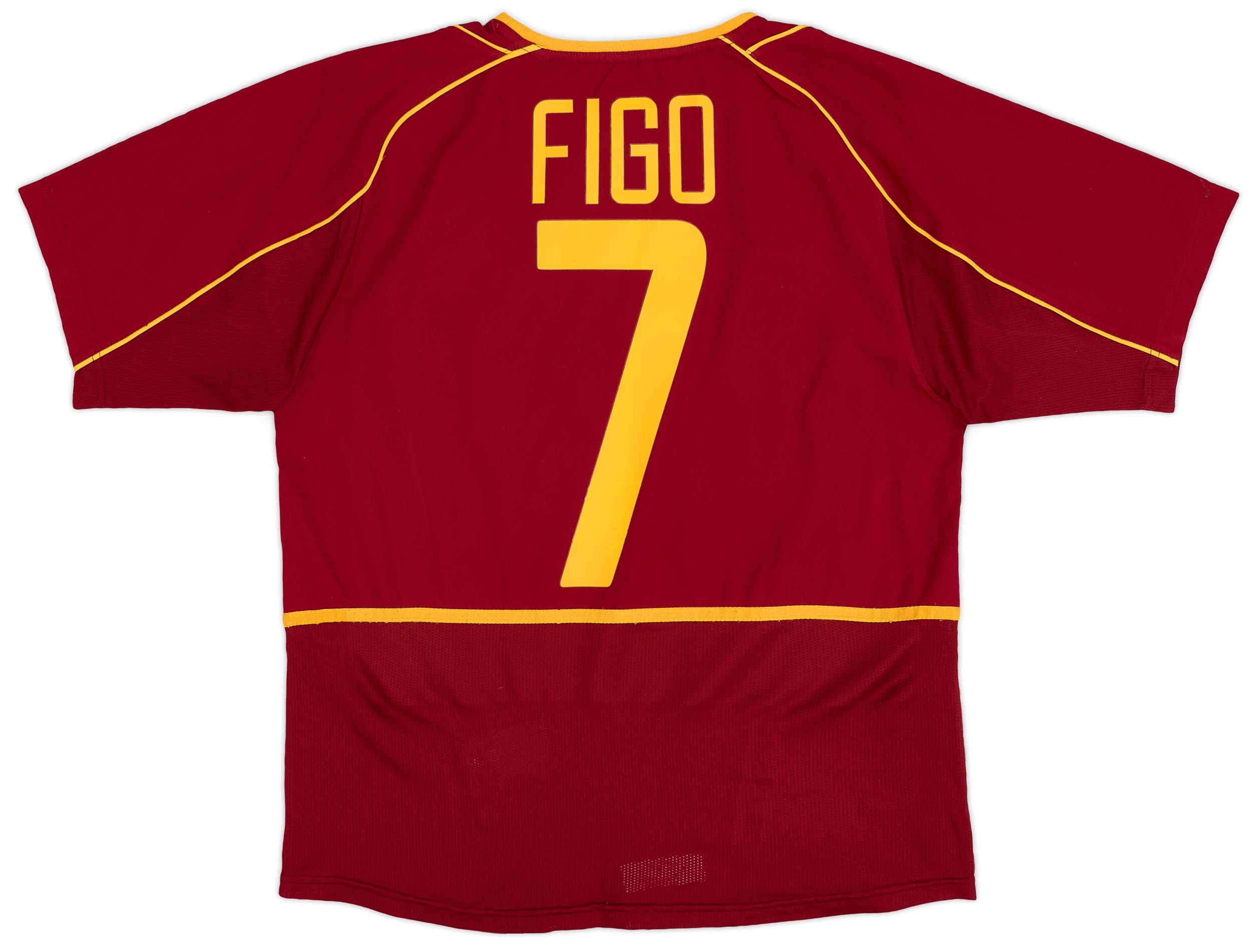 2002-04 Portugal Home Shirt Figo #7 - 7/10 - (S)