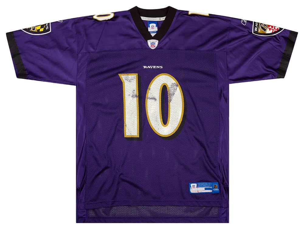 2007 Baltimore Ravens Smith #10 Reebok On Field Jersey (Home) XL