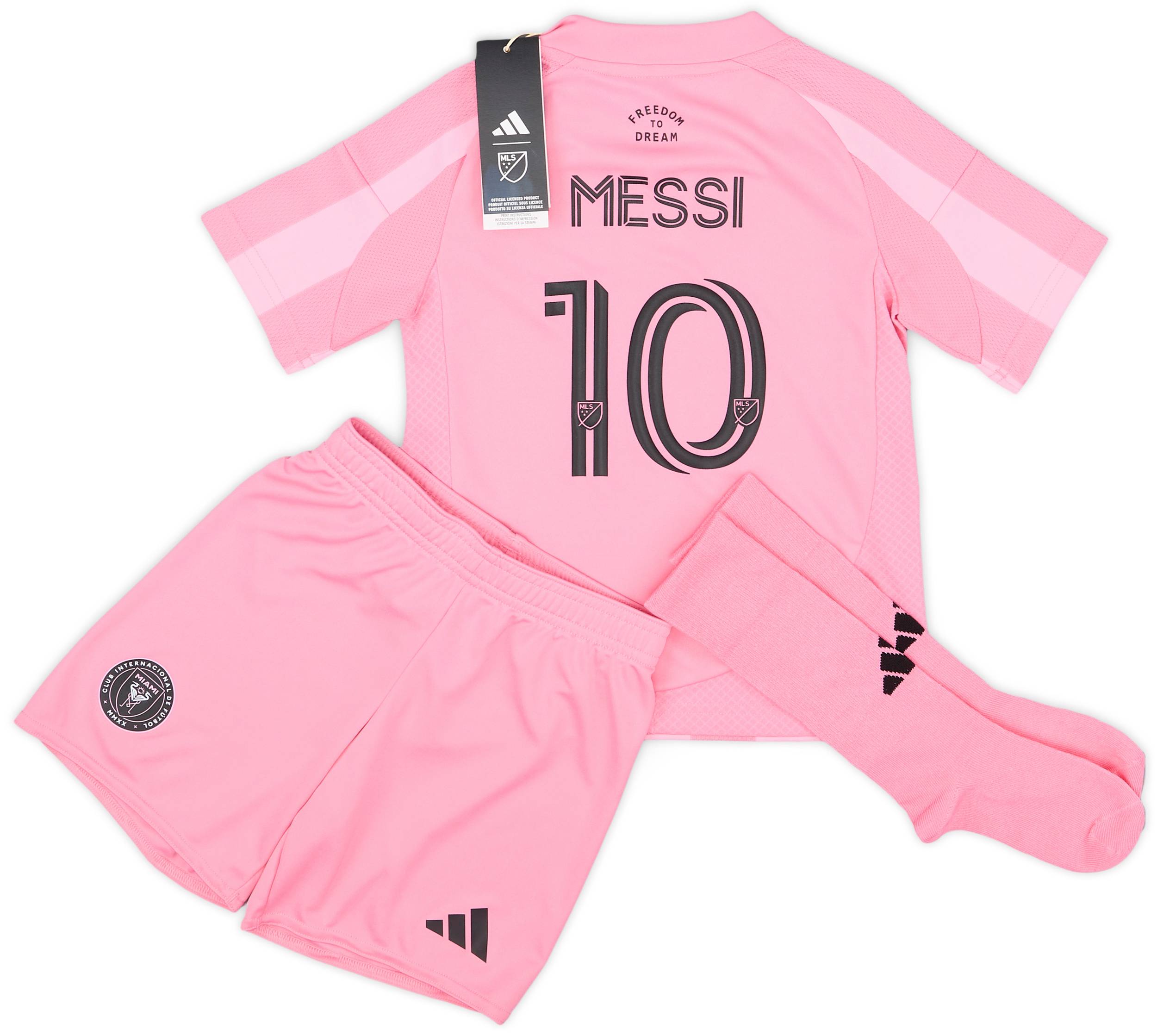 2025 Inter Miami Home Full Kit Messi #10 (Little Kids)