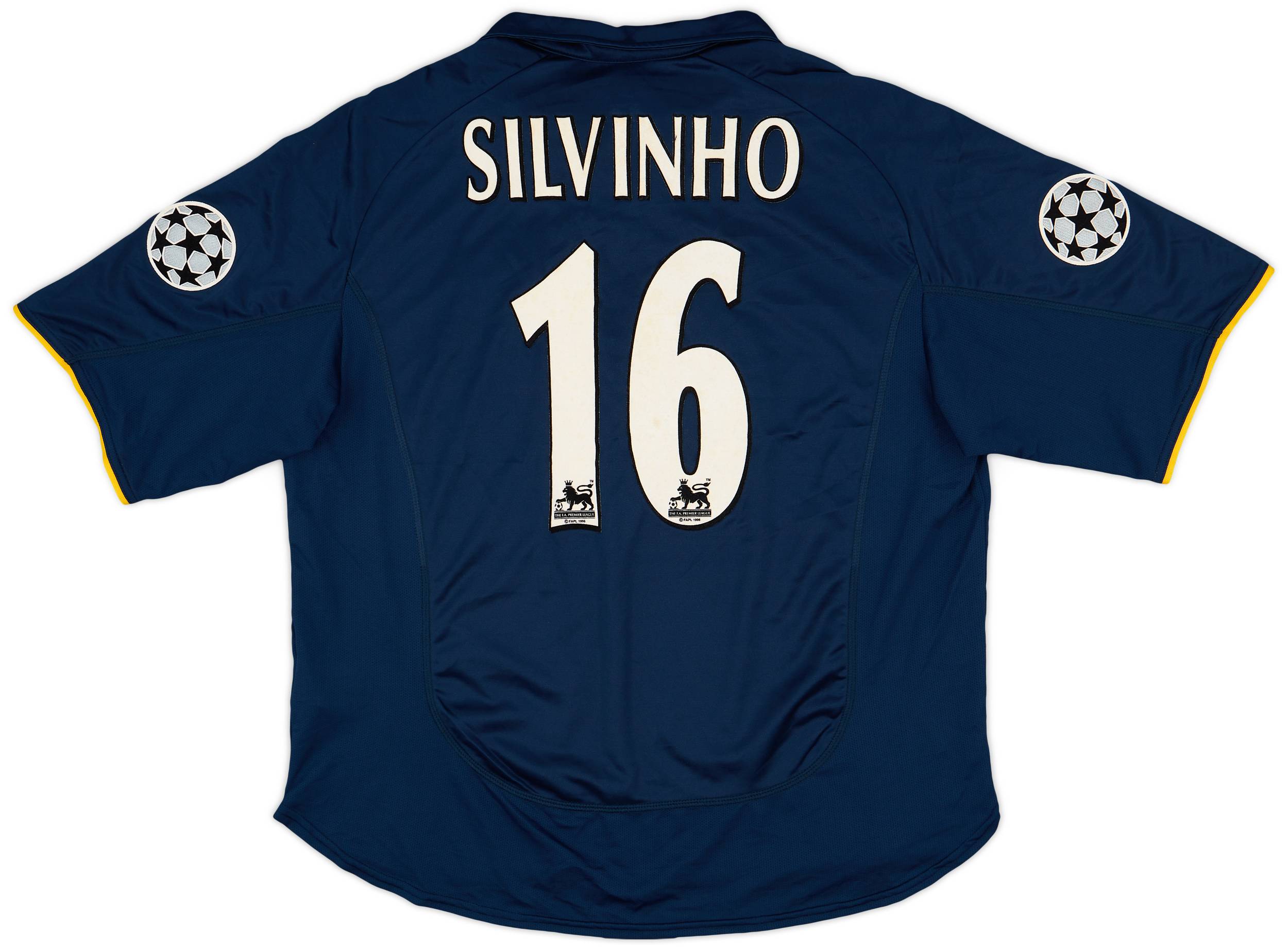 2000-02 Arsenal European Shirt Silvinho #16 - 8/10 - (XL)