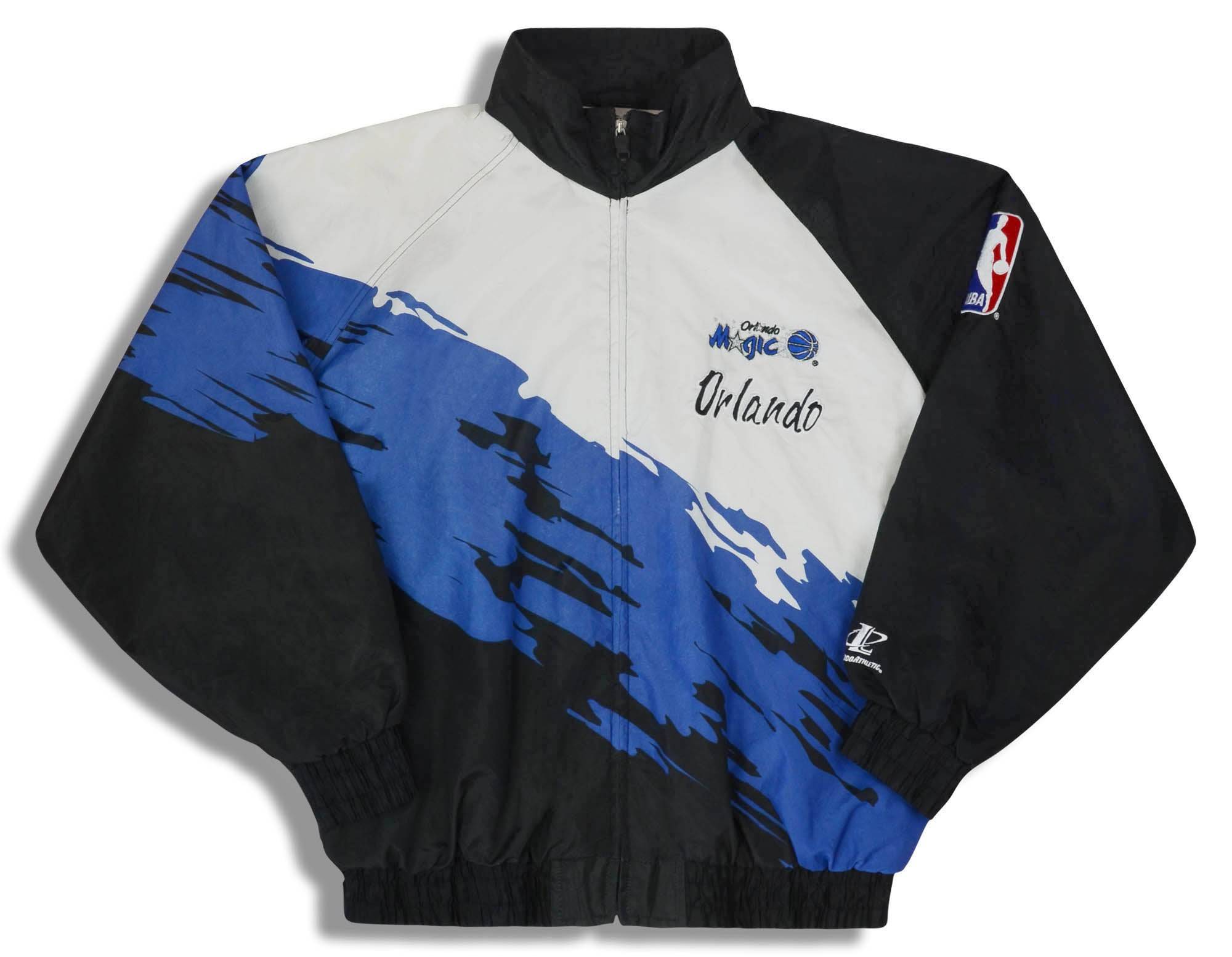 1990s Orlando Magic Logo Athletic Rain Jacket XL
