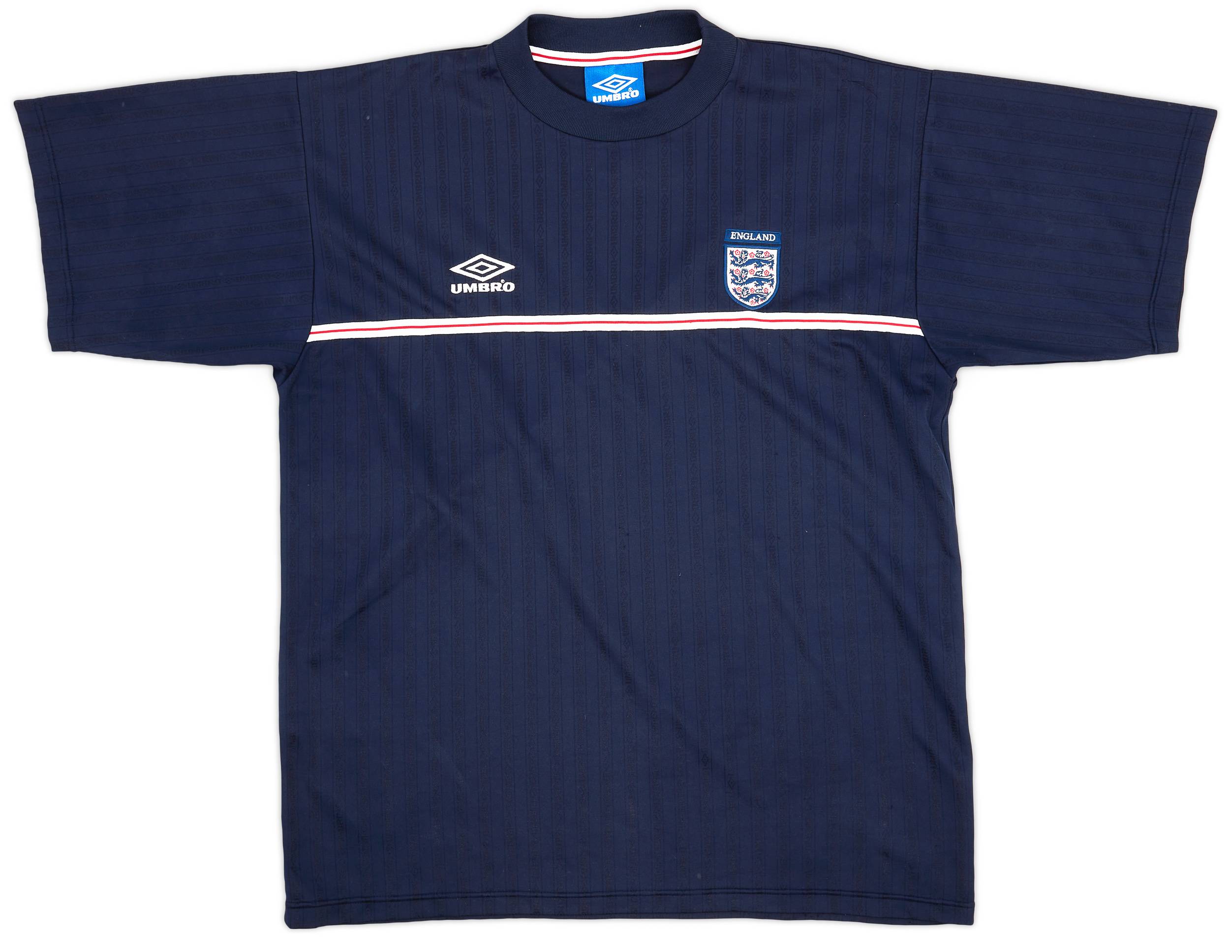 2000-02 England Umbro Training Shirt - 9/10 - (XXL)