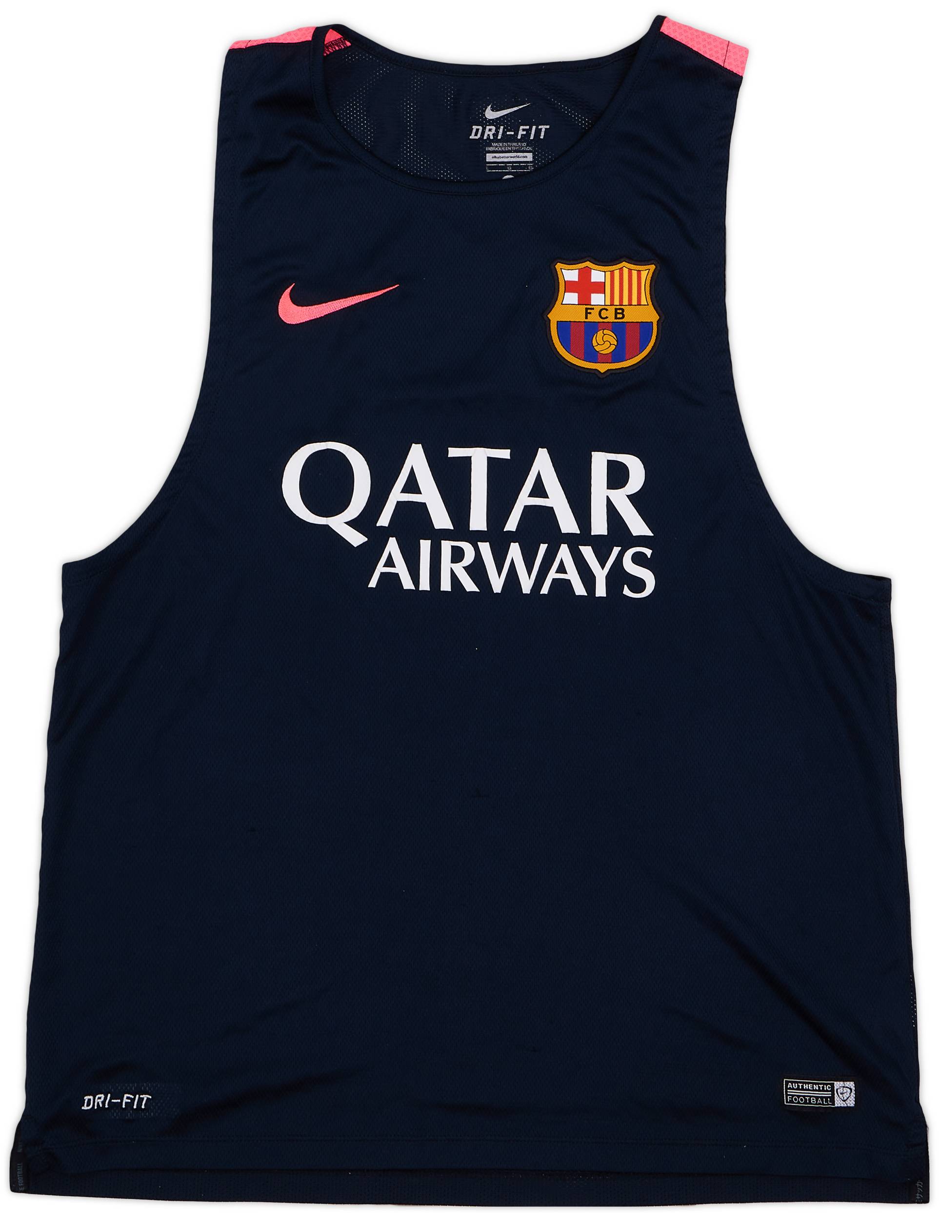 2014-15 Barcelona Nike Training Vest - 8/10 - (L)