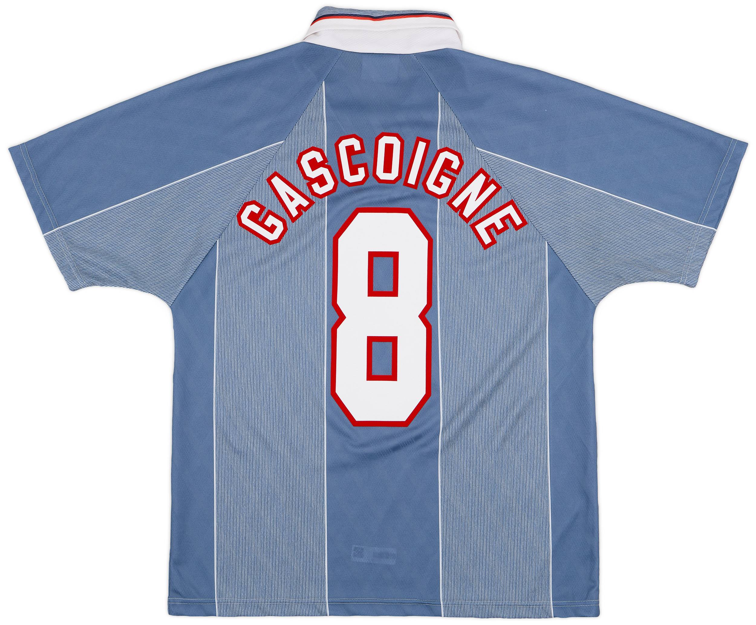 1996-97 England Away Shirt Gascoigne #8 - 9/10 - (M)