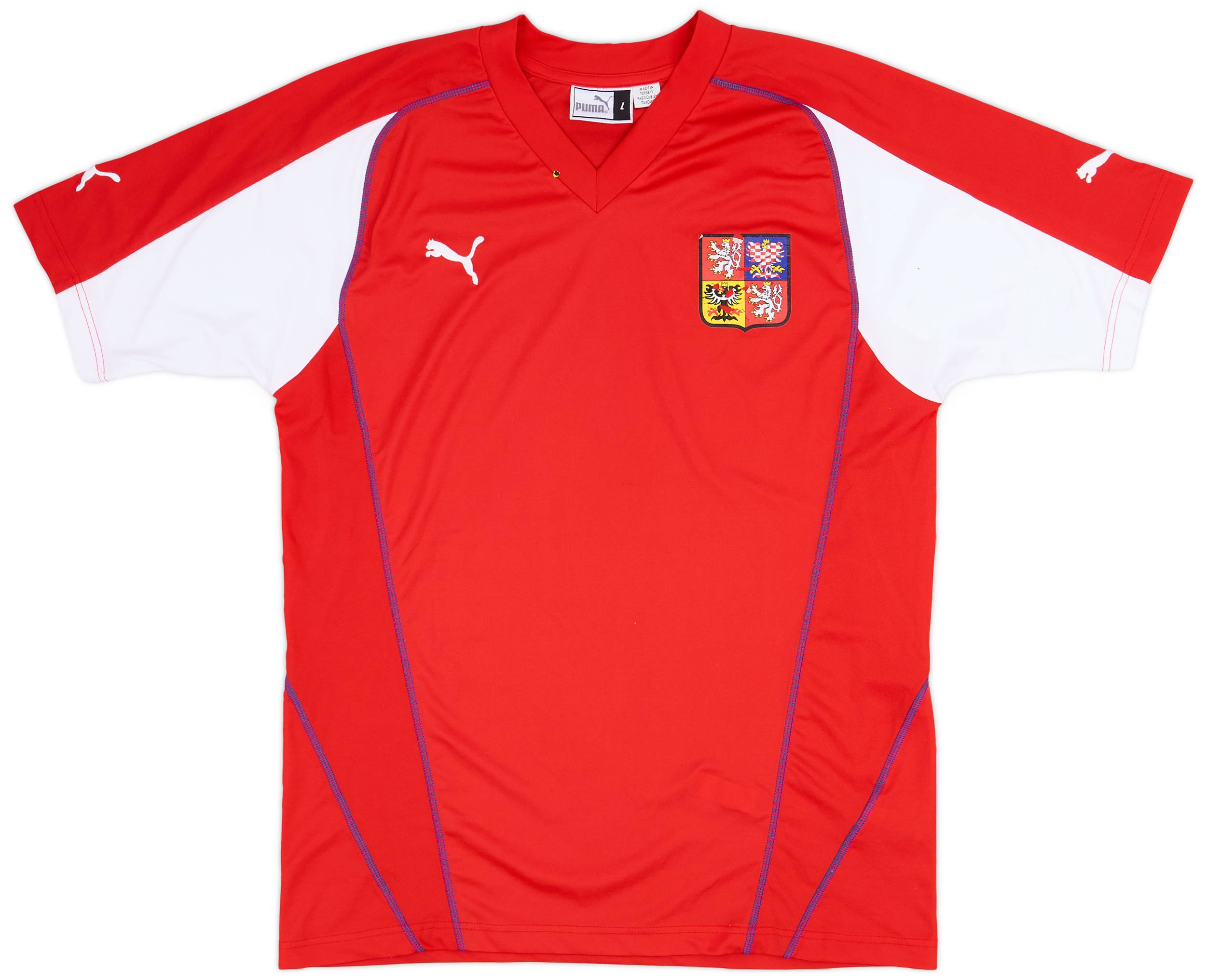 2004-05 Czech Republic Basic Home Shirt - 5/10 - (L)