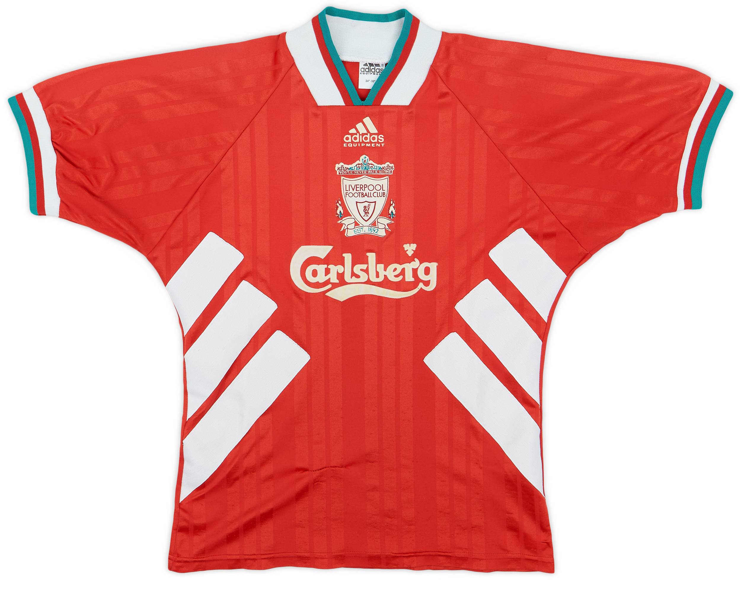 1993-95 Liverpool Home Shirt - 4/10 - (S)