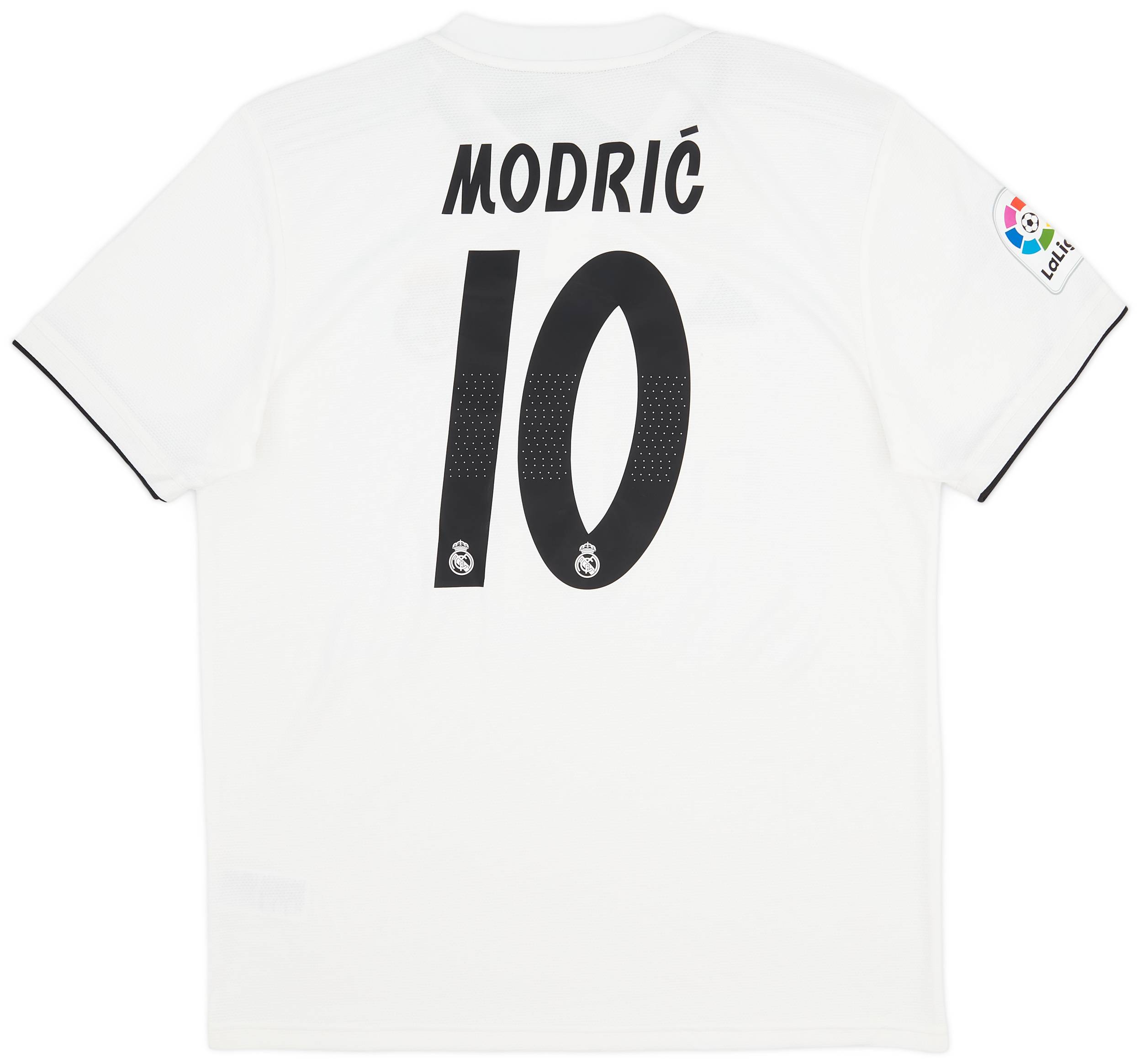 2018-19 Real Madrid Home Shirt Modric #10 (L)
