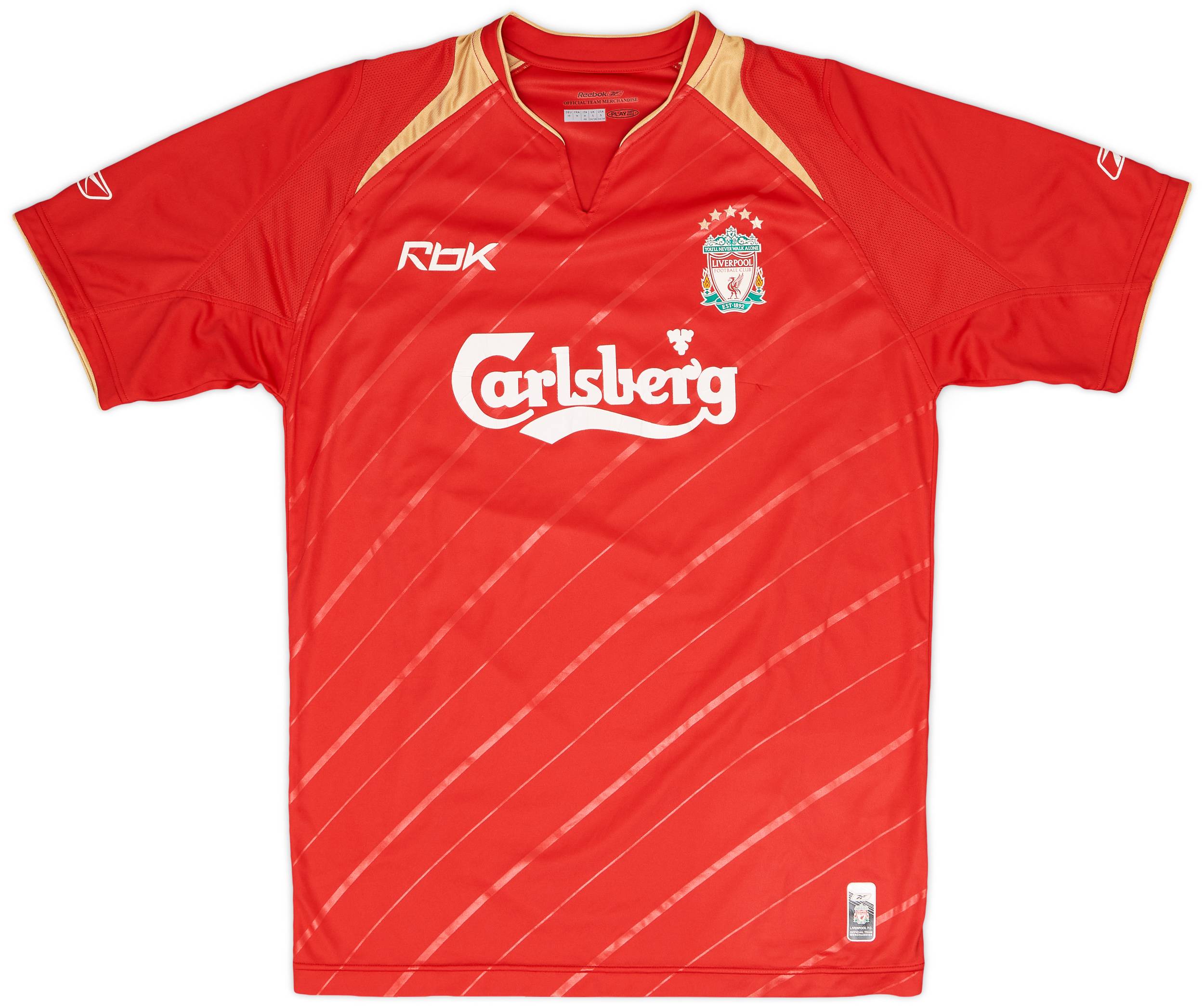 2005-06 Liverpool CL Home Shirt - 6/10 - (M)