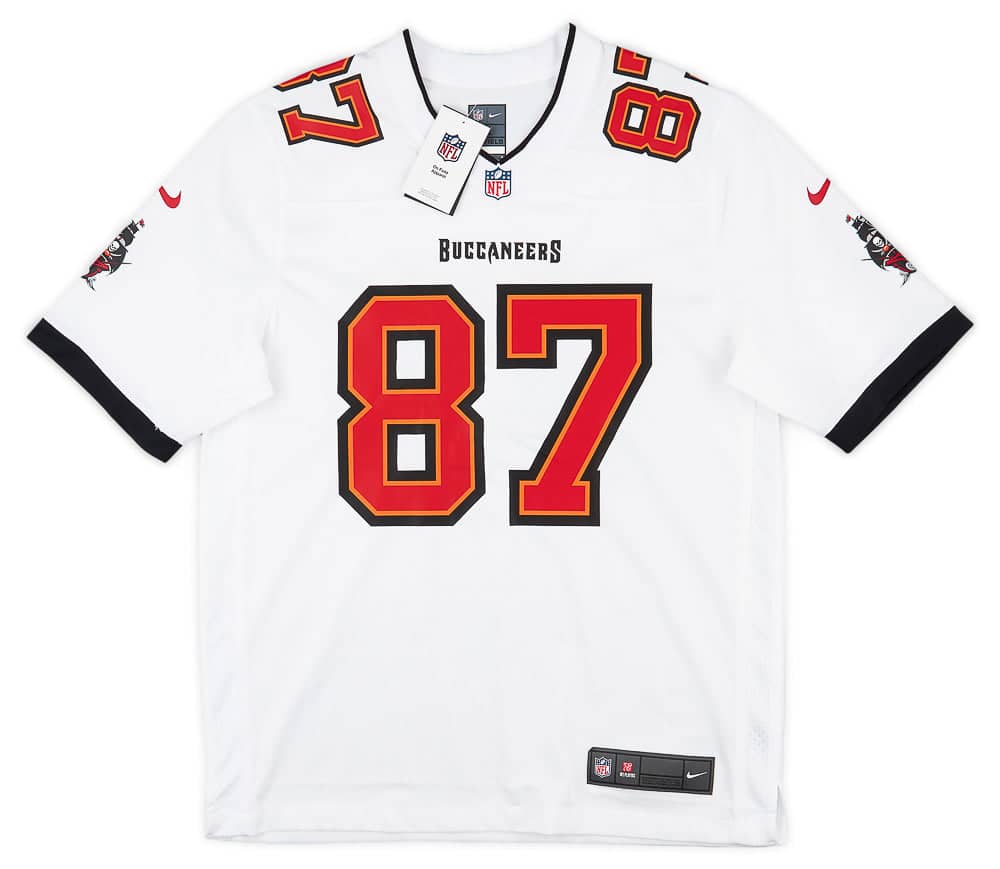 2020-21 Tampa Bay Buccaneers Gronkowski #87 Nike Game Jersey (Away) S ...