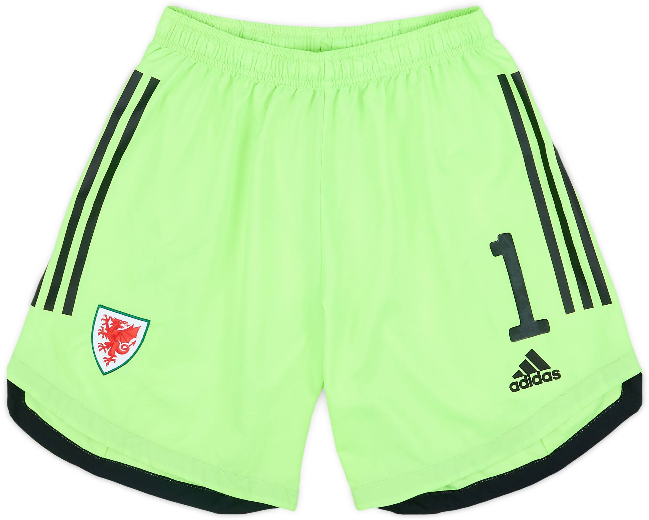 2020-21 Wales Player Issue GK Shorts # - As New - (L)