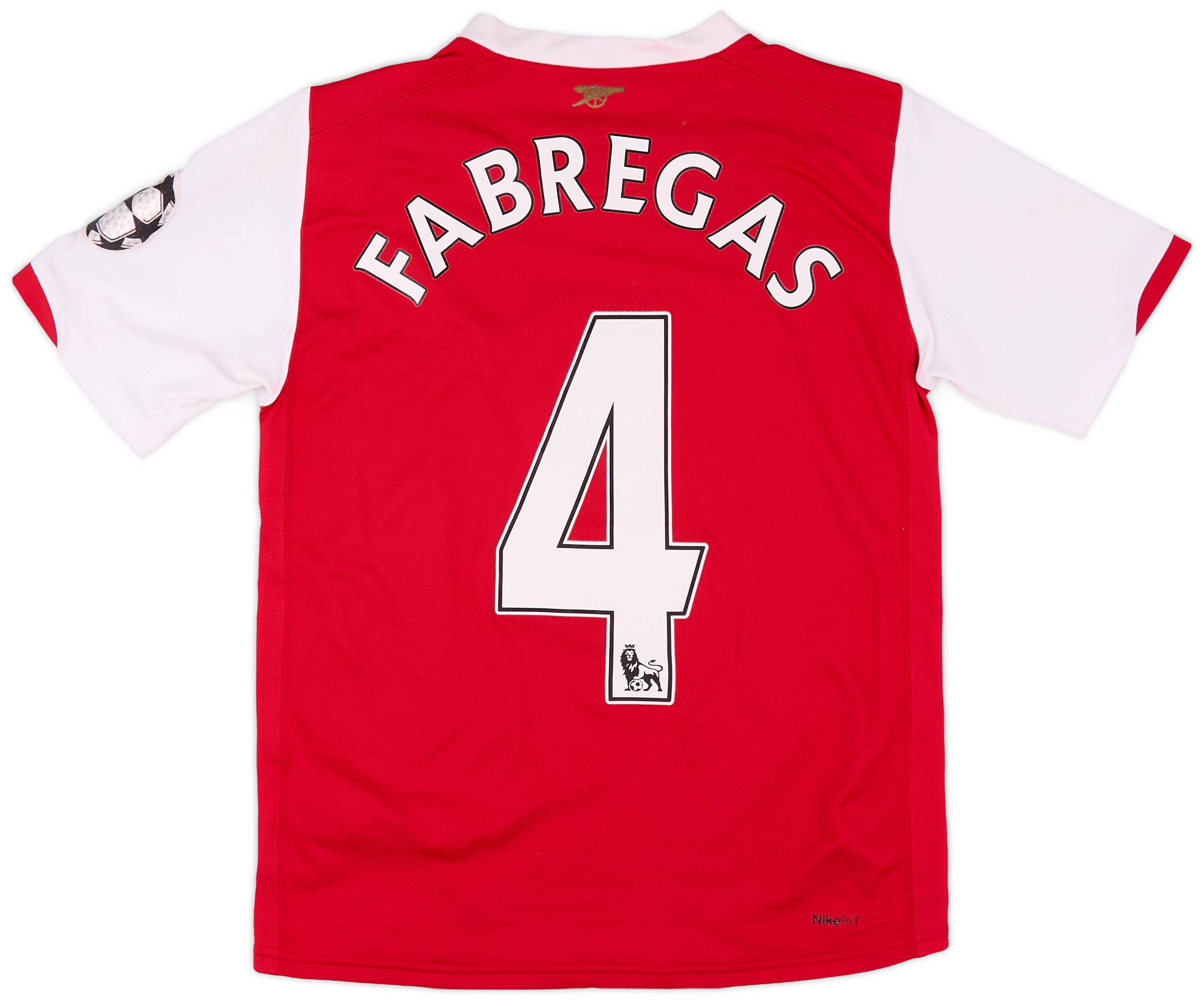 2006-08 Arsenal Home Shirt Fabregas #4 - 8/10 - (L.Boys)
