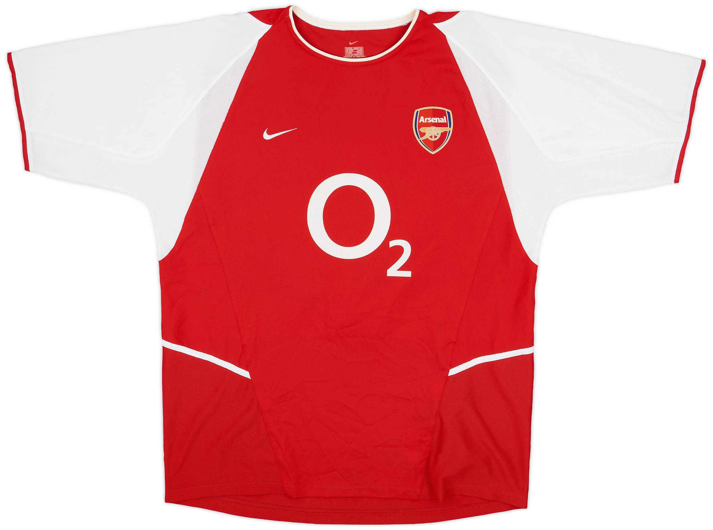 2002-04 Arsenal Home Shirt #16 - 7/10 - (XL)