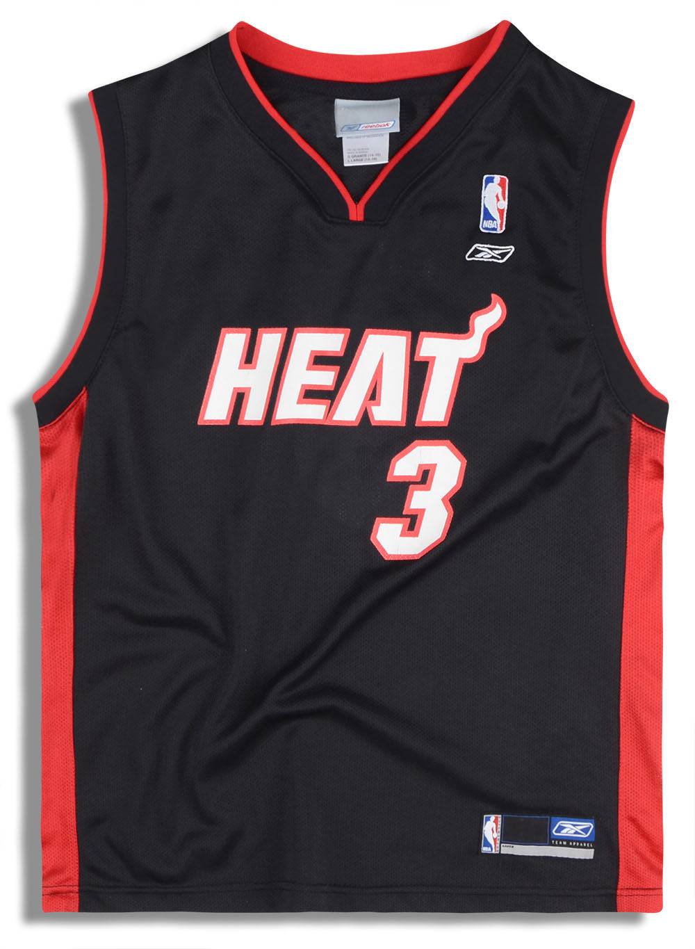 2003-06 Miami Heat Wade #3 Reebok Jersey (Away) Y