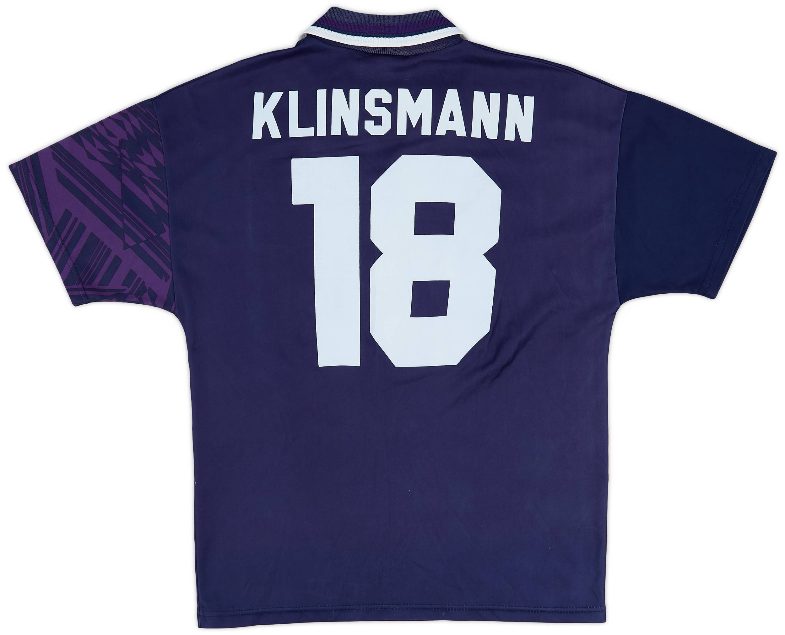 1994-95 Tottenham Away Shirt Klinsmann #18 - 7/10 - (Y)