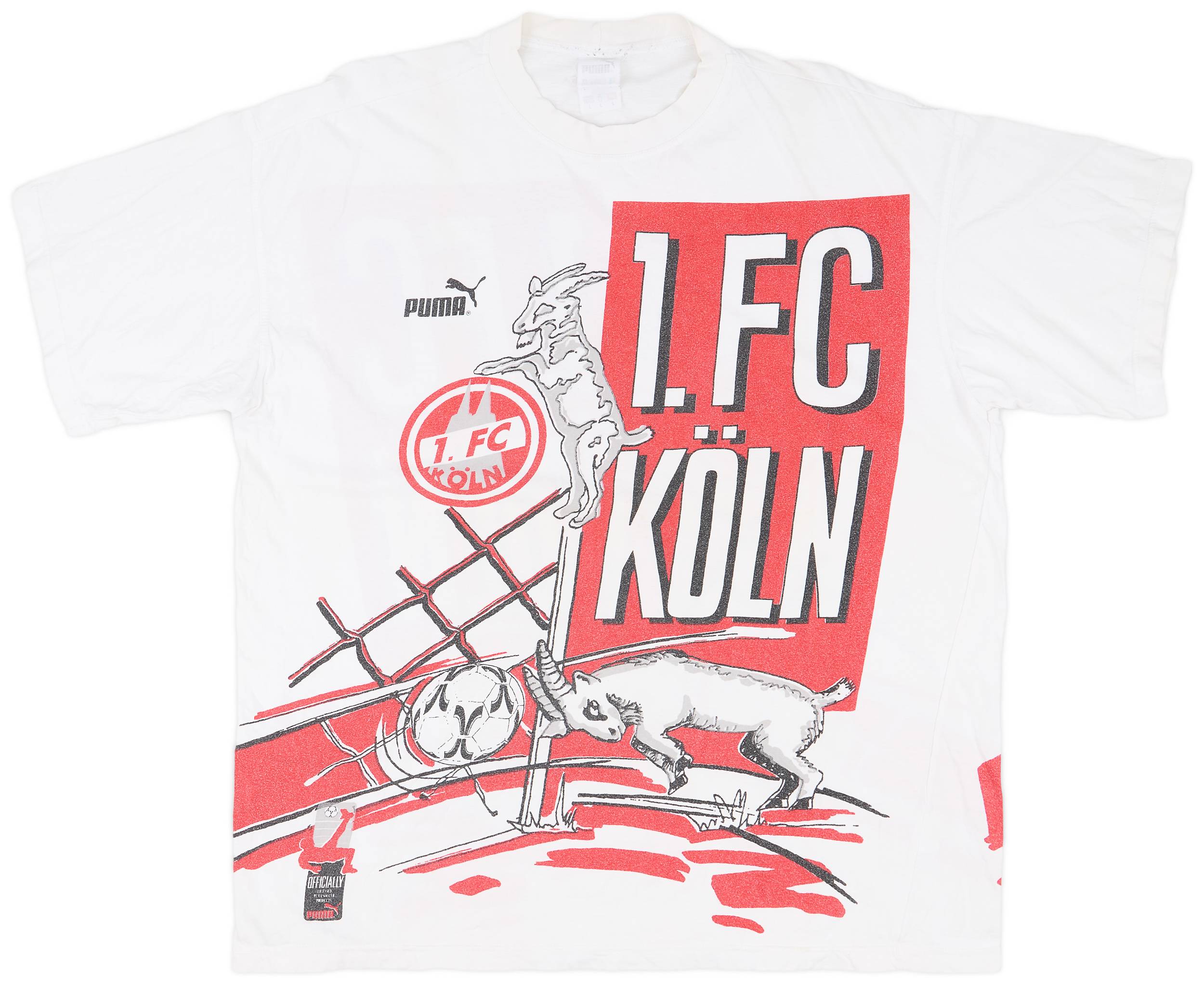 1999-00 FC Koln Puma Graphic Tee - 9/10 - (L)