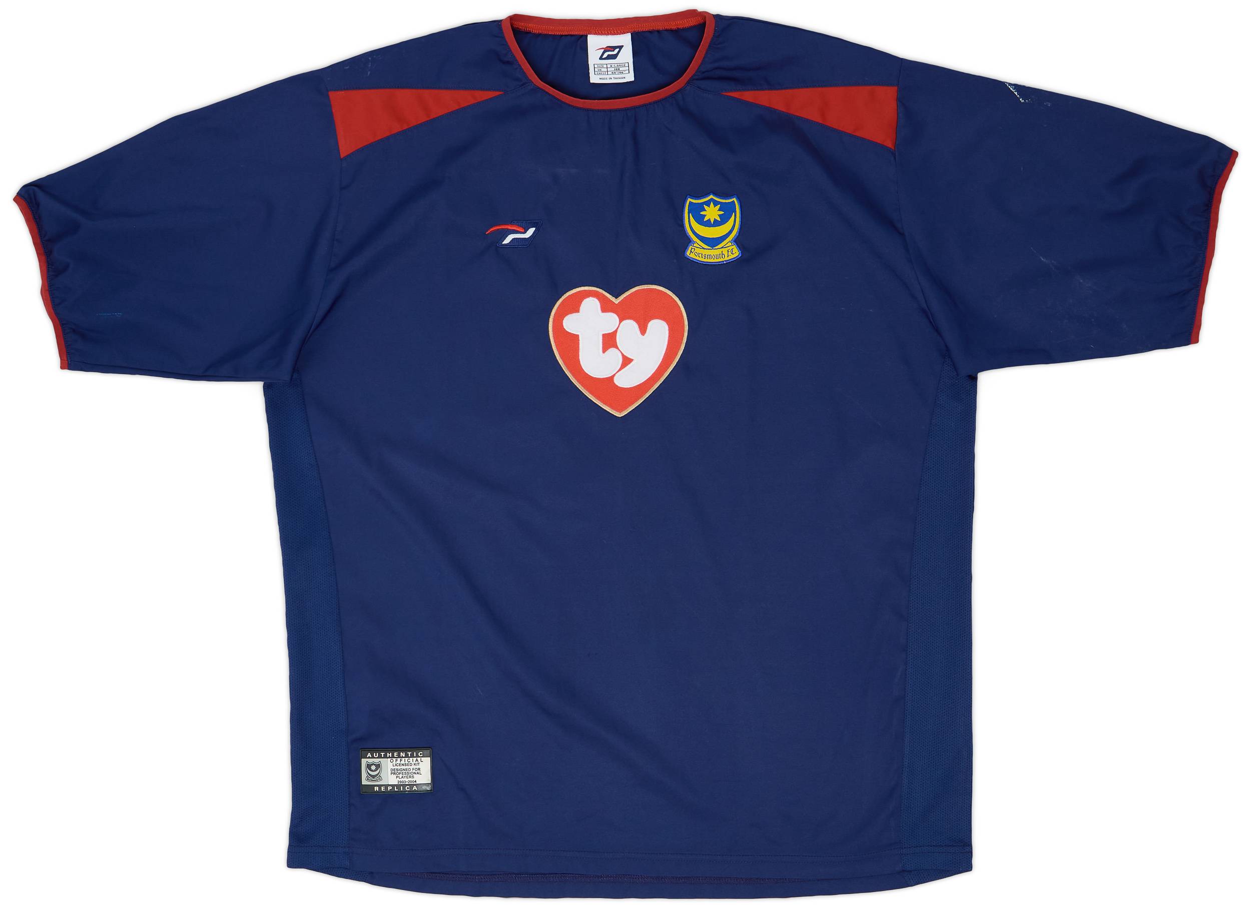 2003-04 Portsmouth Away Shirt - 6/10 - (XL)