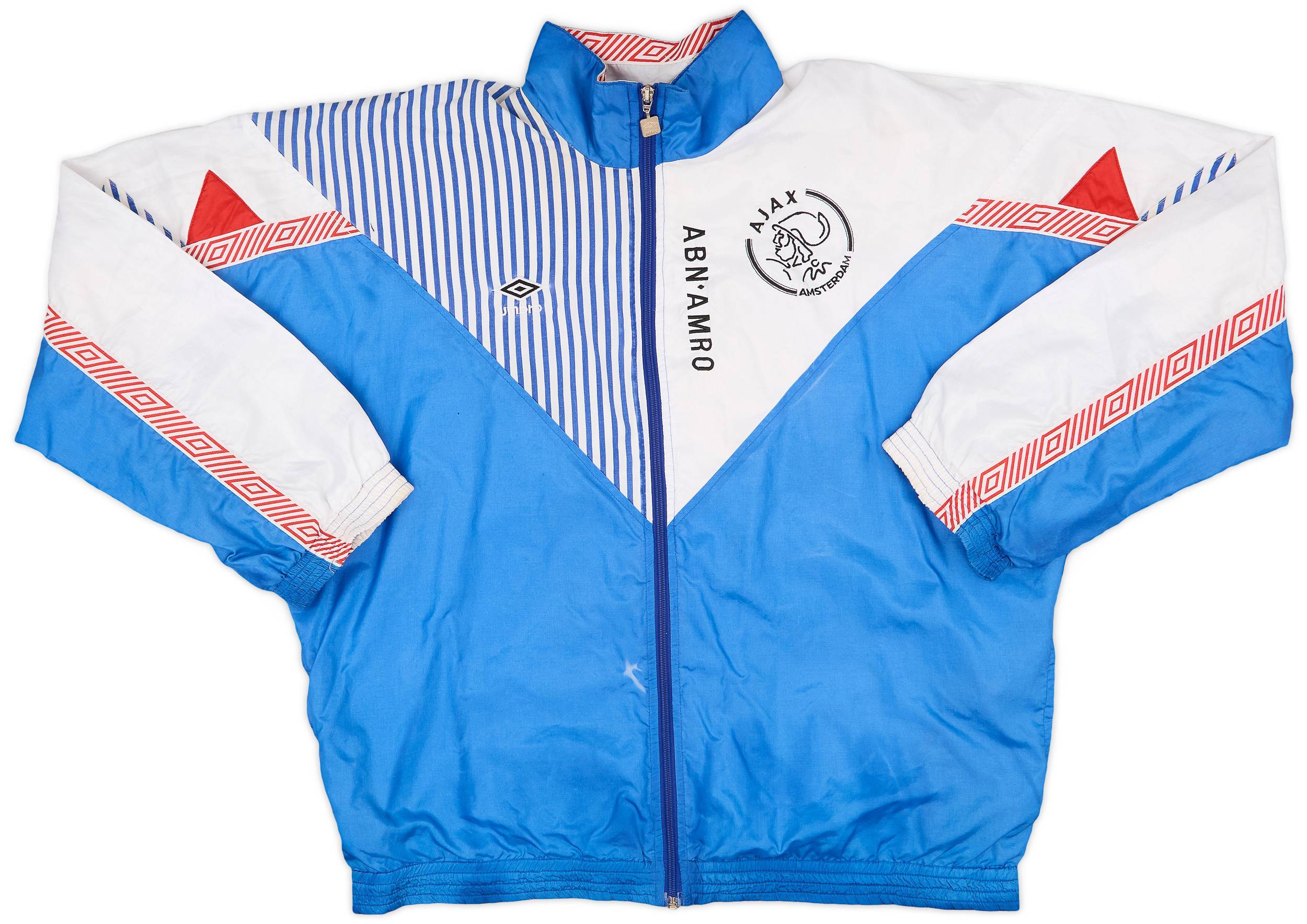 1989-91 Ajax Player Issue Umbro Track Jacket - 9/10 - (XXL)