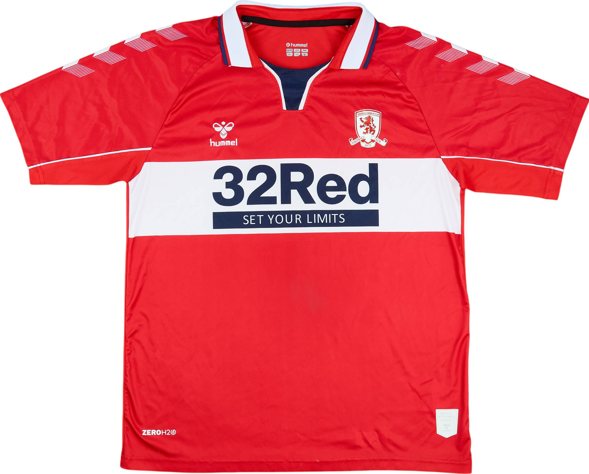 2020-21 Middlesbrough Home Shirt - 8/10 - (XXL)