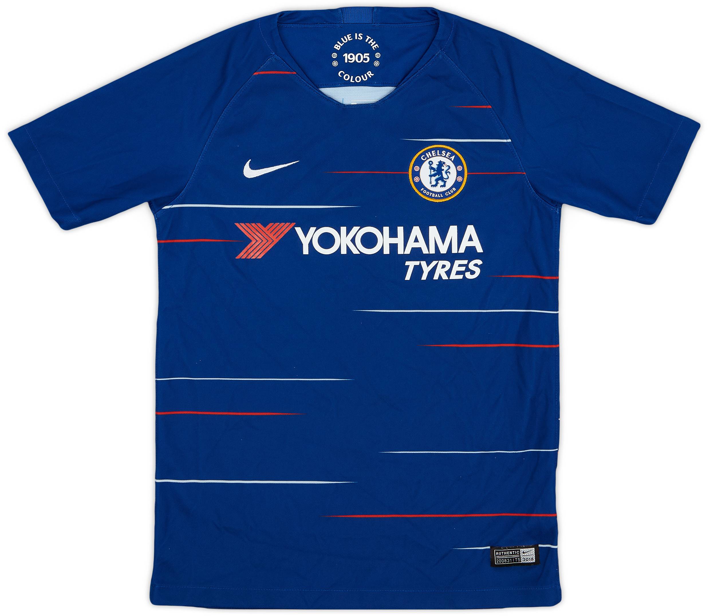 2018-19 Chelsea Home Shirt - 8/10 - (M.Boys)