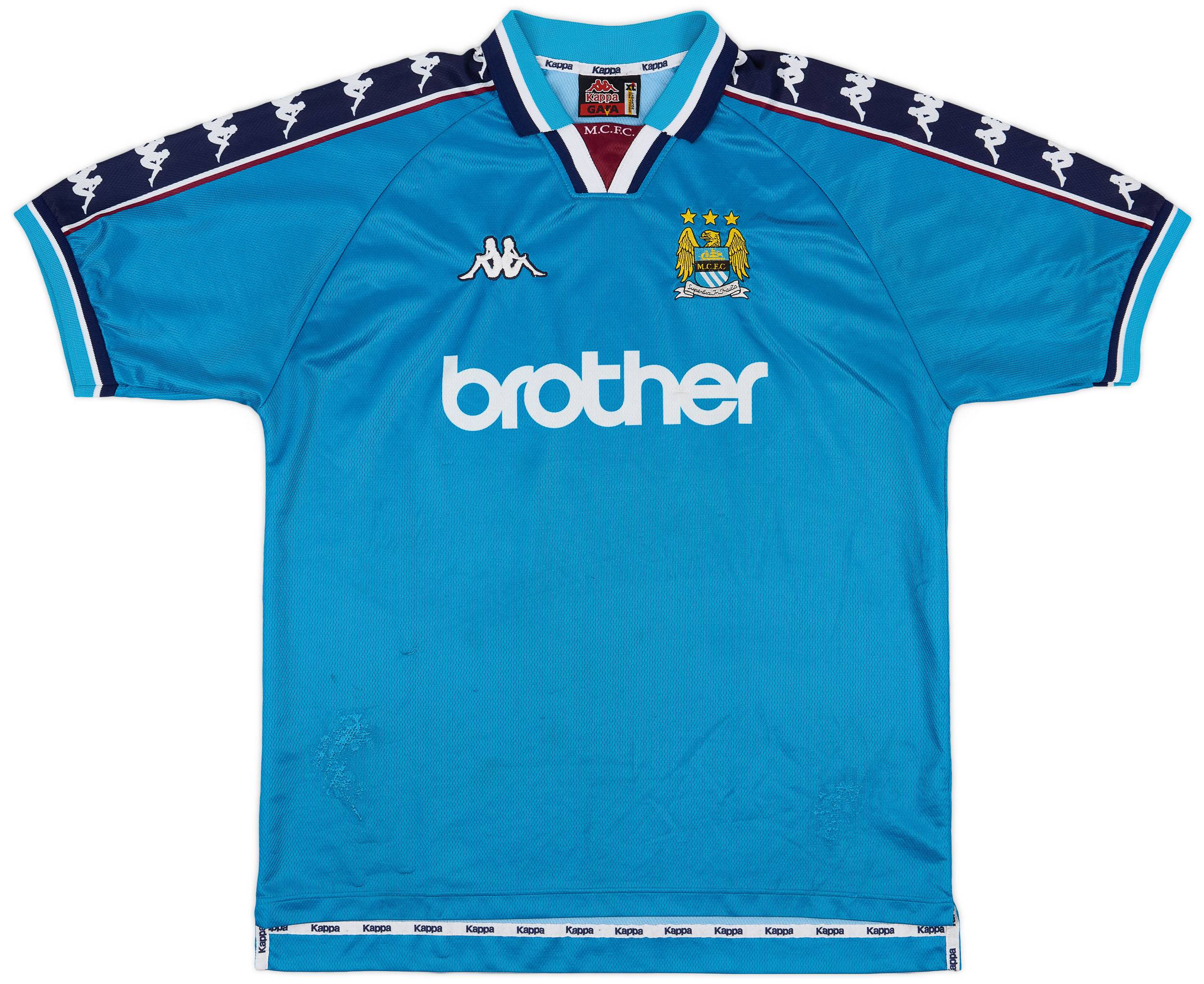 1997-99 Manchester City Home Shirt - 5/10 - (XL)