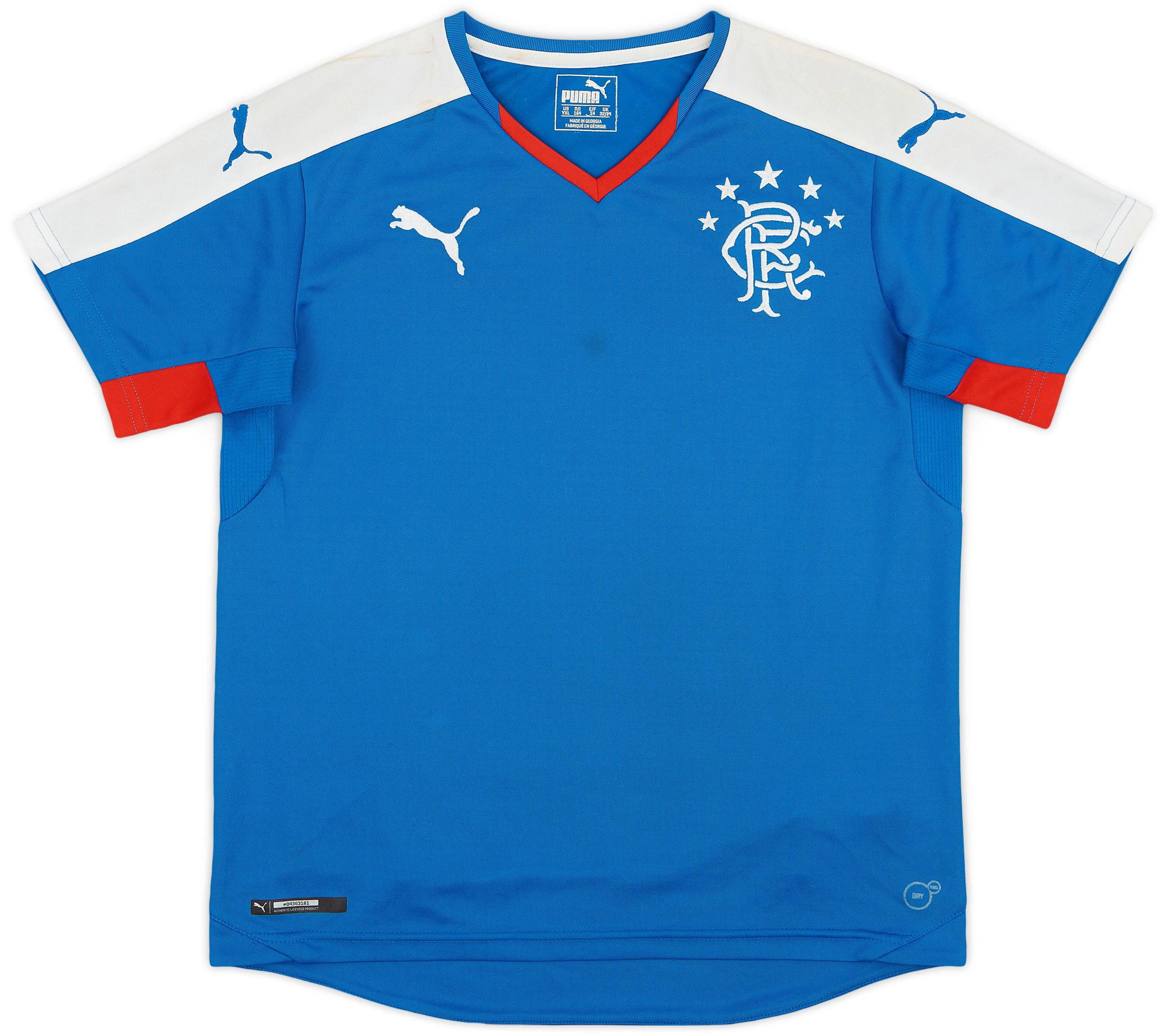 2015-16 Rangers Home Shirt - 6/10 - (XL.Boys)