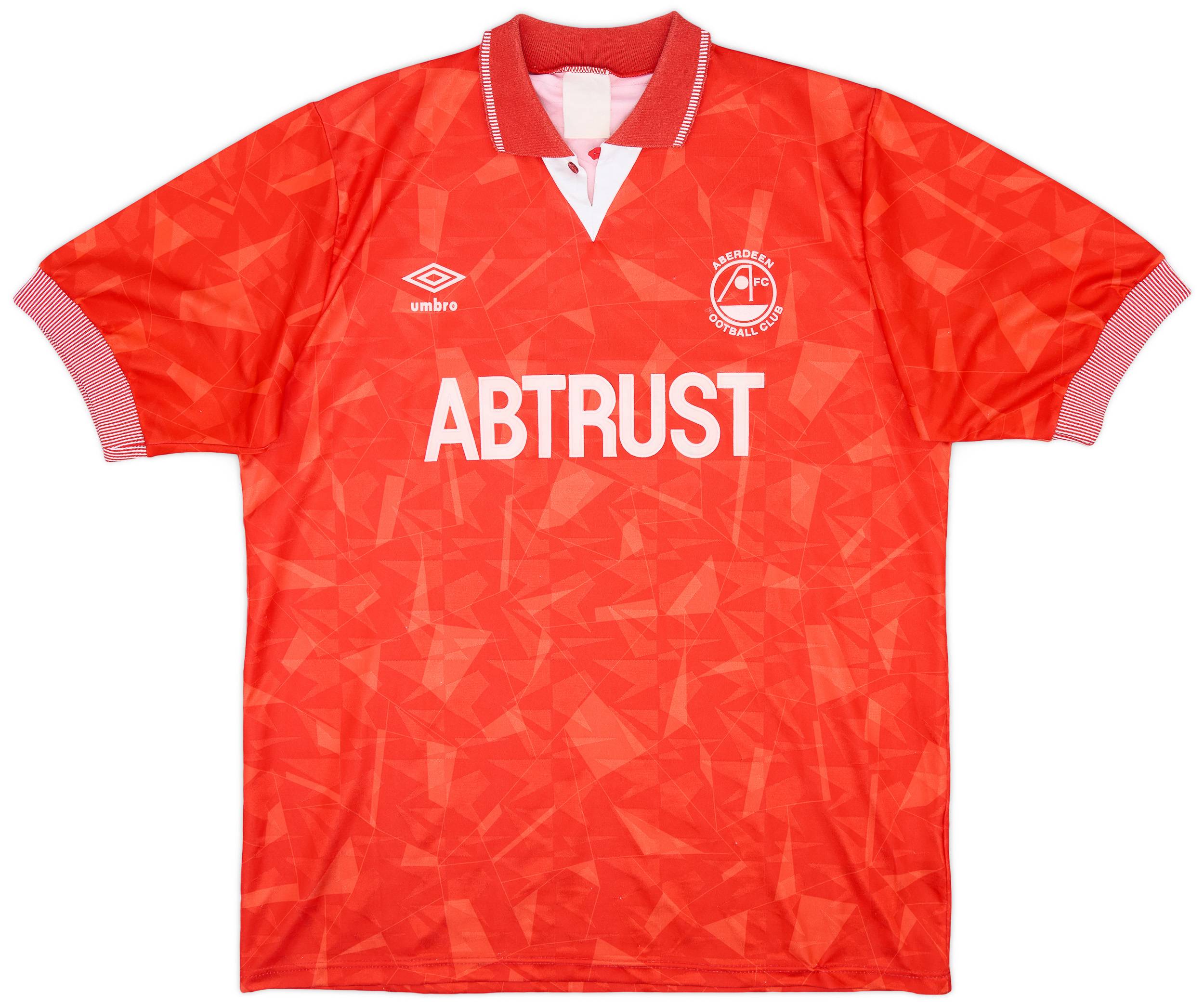 1990-91 Aberdeen Home Shirt - 8/10 - (XL)