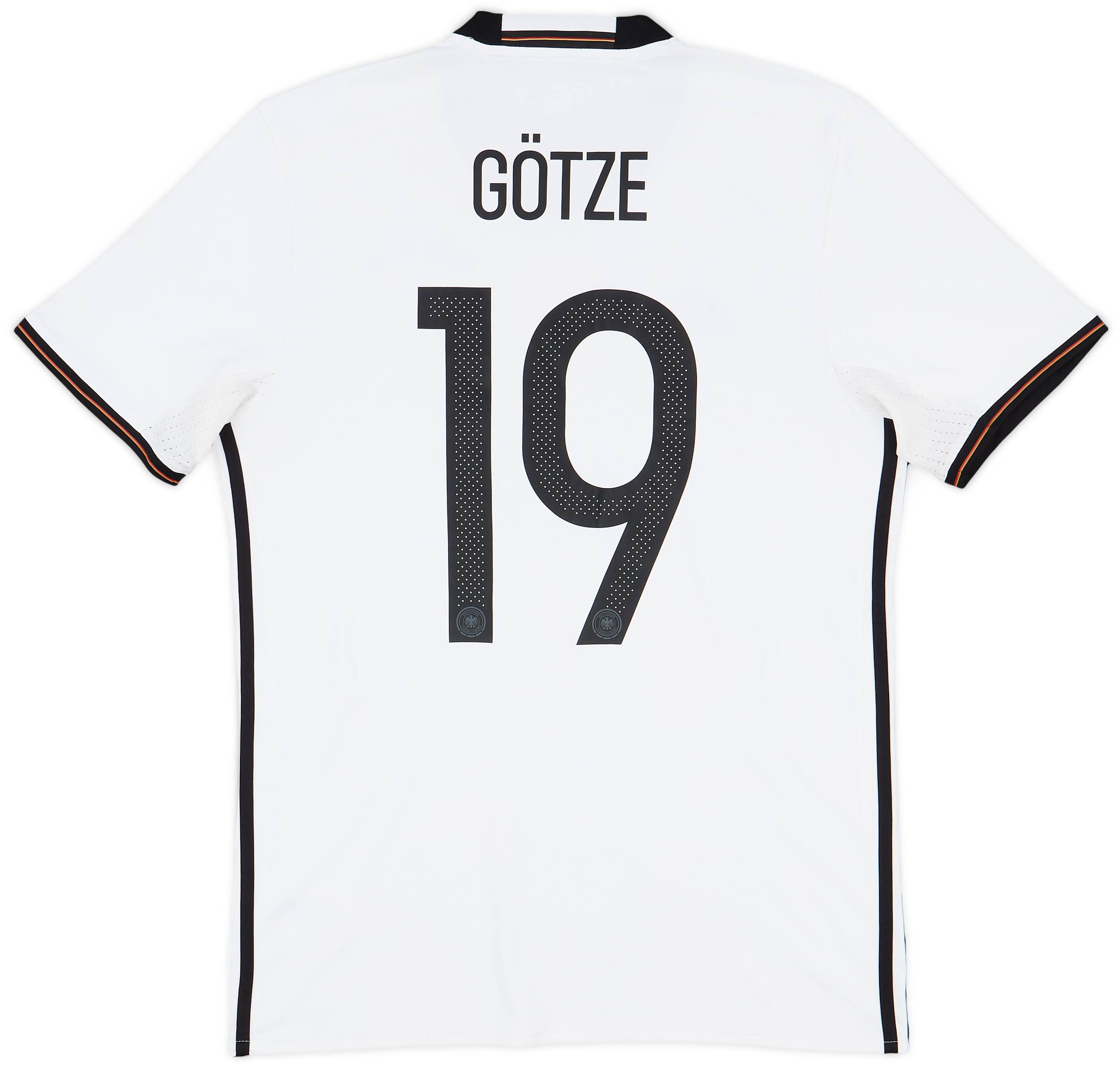 2015-16 Germany Home Shirt Gotze #19 - 6/10 - (M)