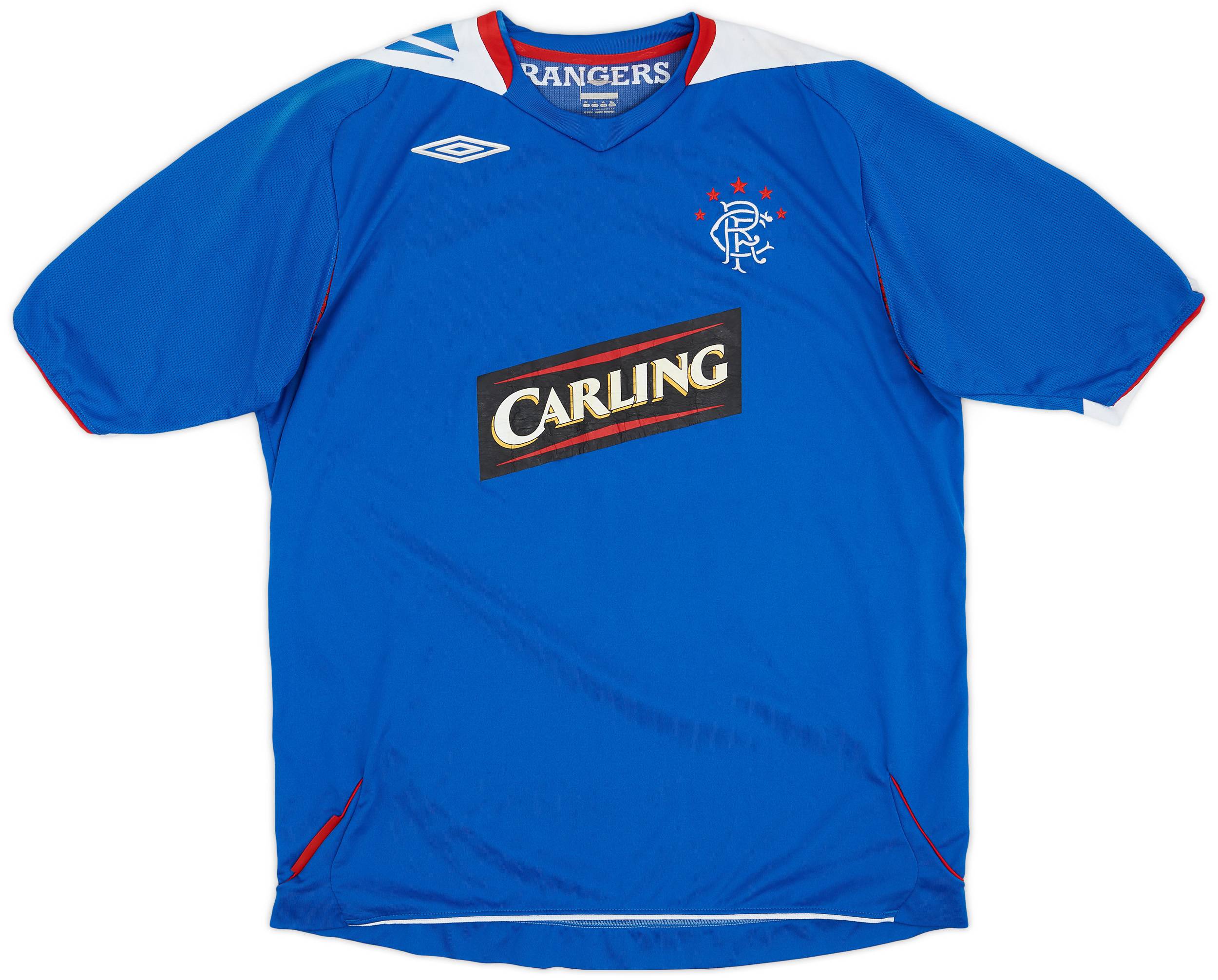 2006-07 Rangers Home Shirt - 6/10 - (XL)