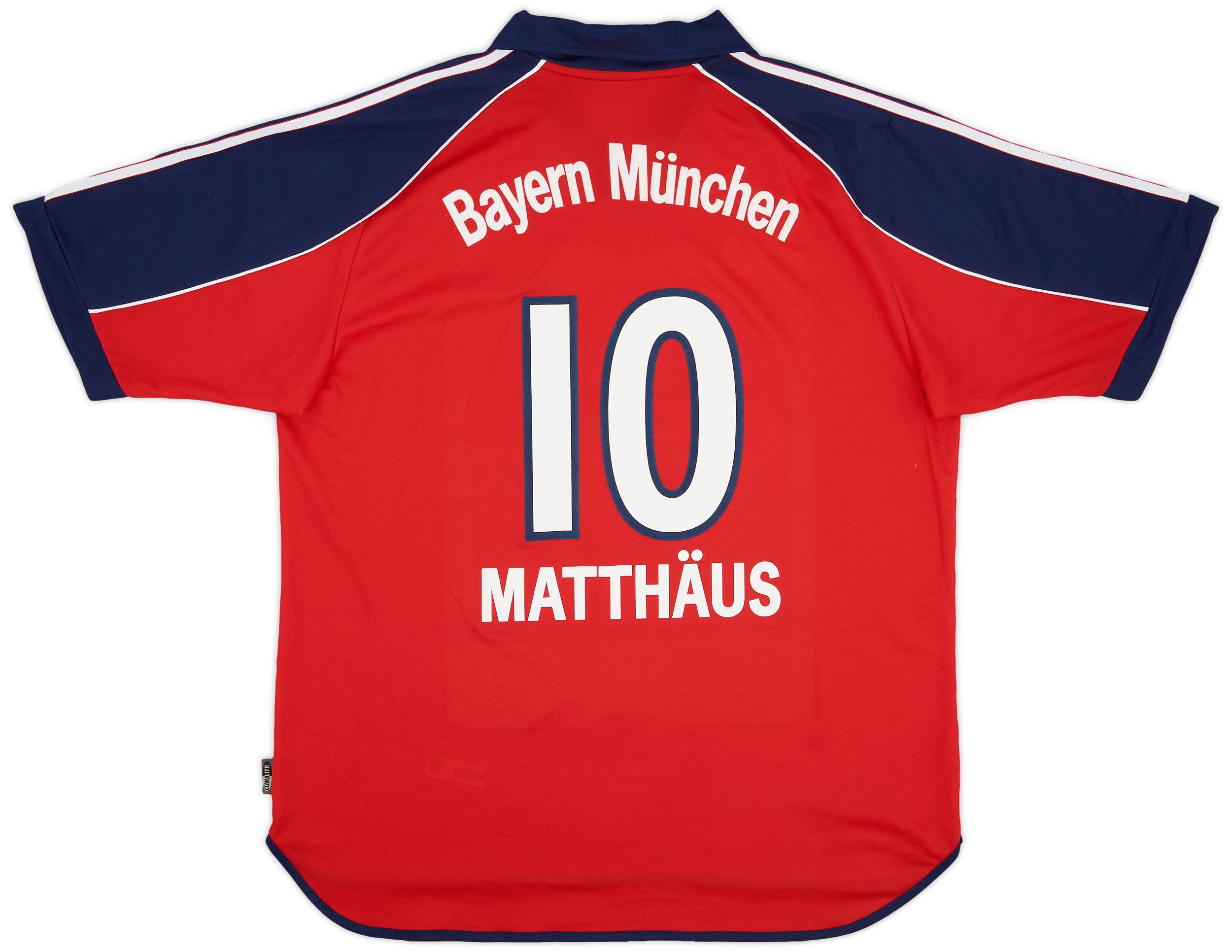 1999-01 Bayern Munich Home Shirt Matthaus #10 - 6/10 - (XL)