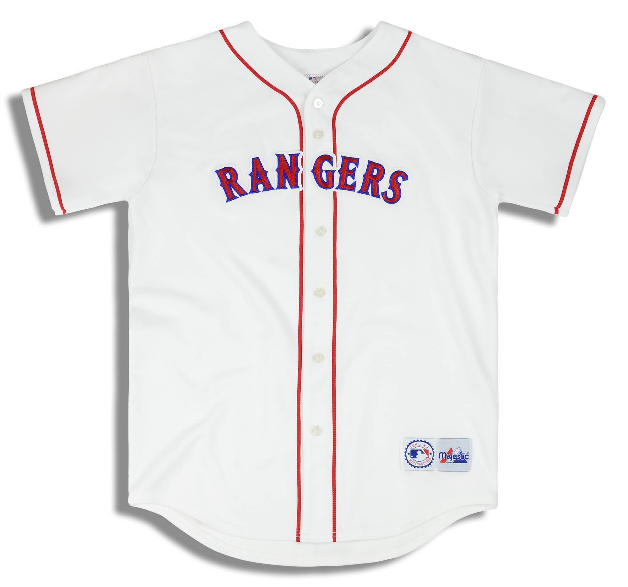 2000 Texas Rangers Majestic Jersey (Home) S