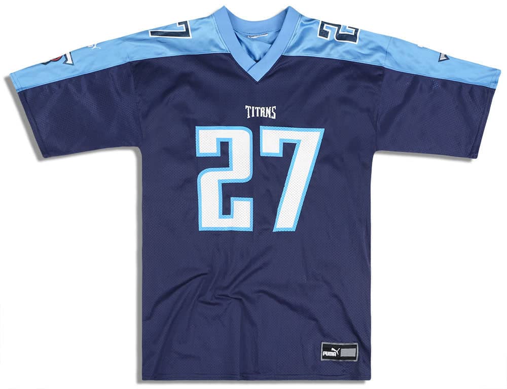 1999-00 Tennessee Titans George #27 Puma Jersey (Home) M