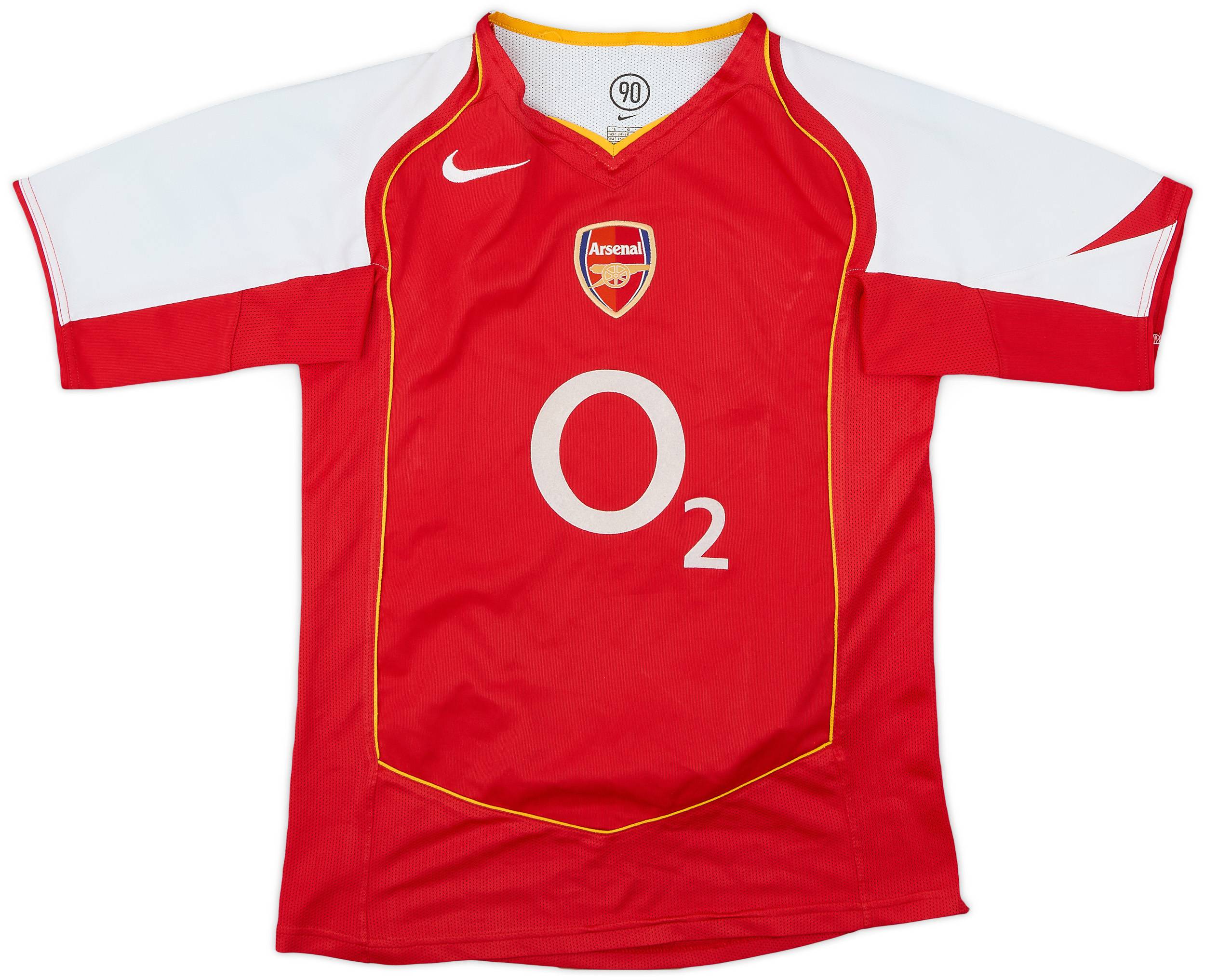2004-05 Arsenal Home Shirt - 4/10 - (L.Boys)