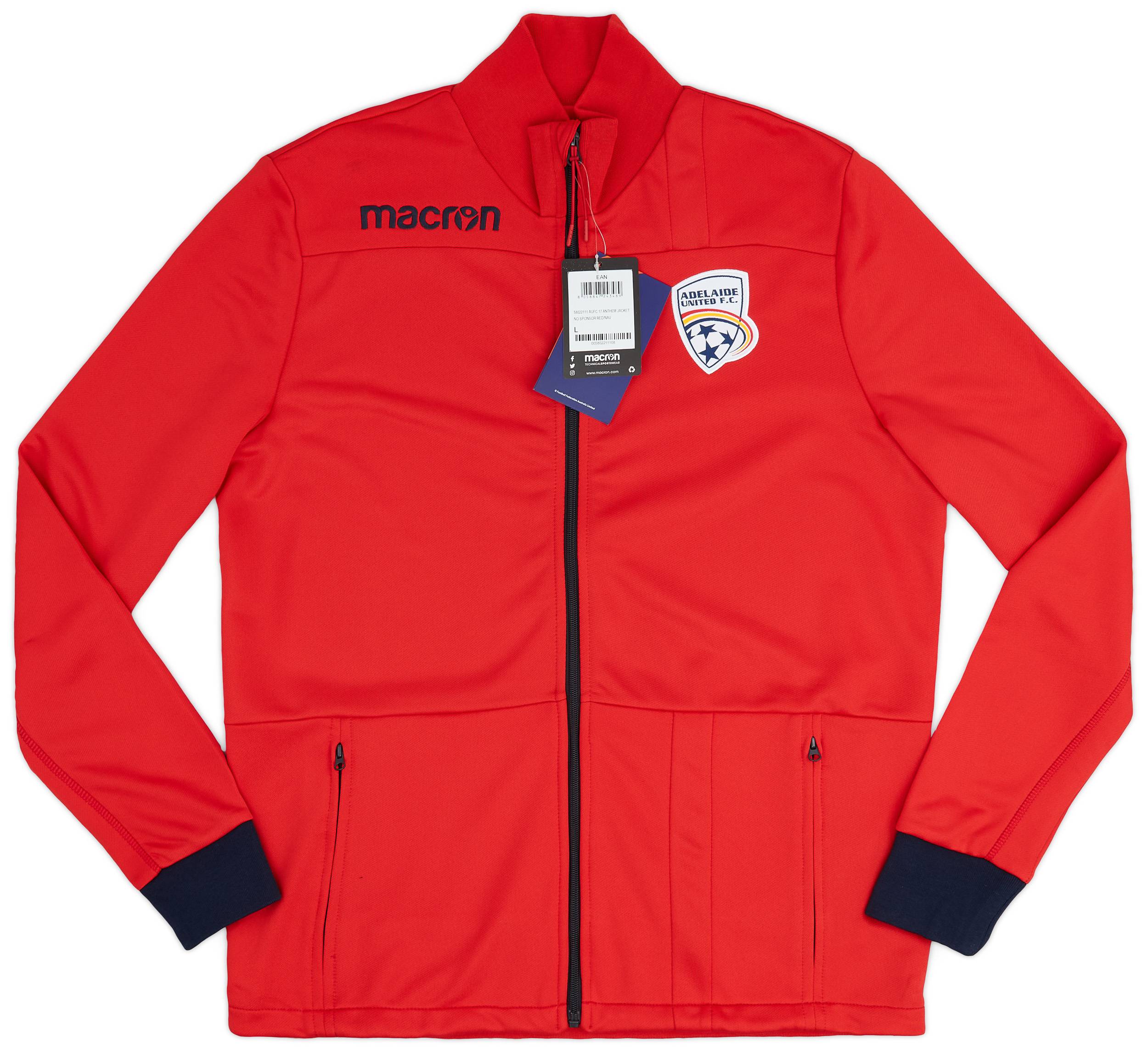 2017-18 Adelaide United Macron Anthem Jacket