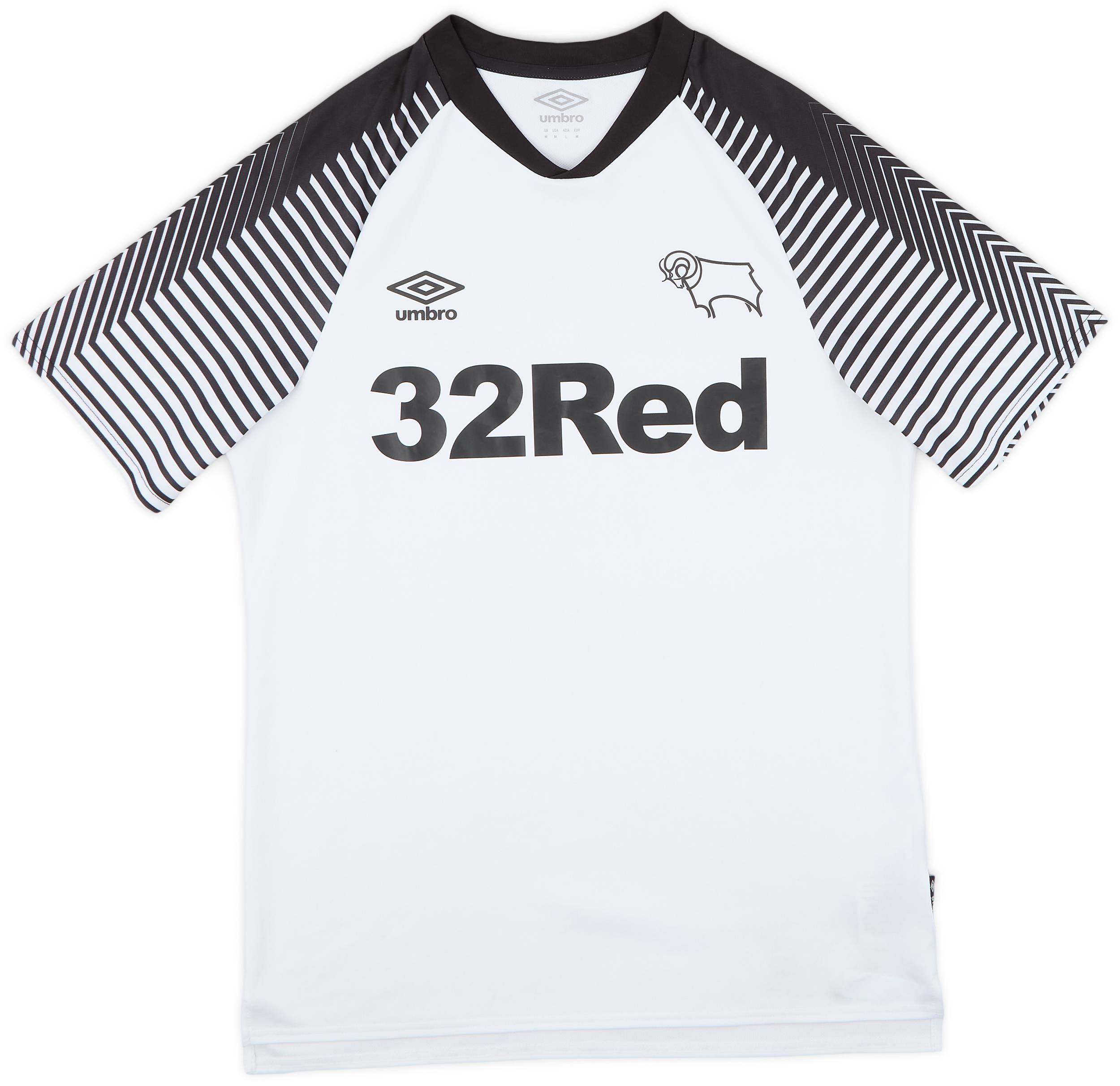 2019-20 Derby County Home Shirt - 9/10 - (M)