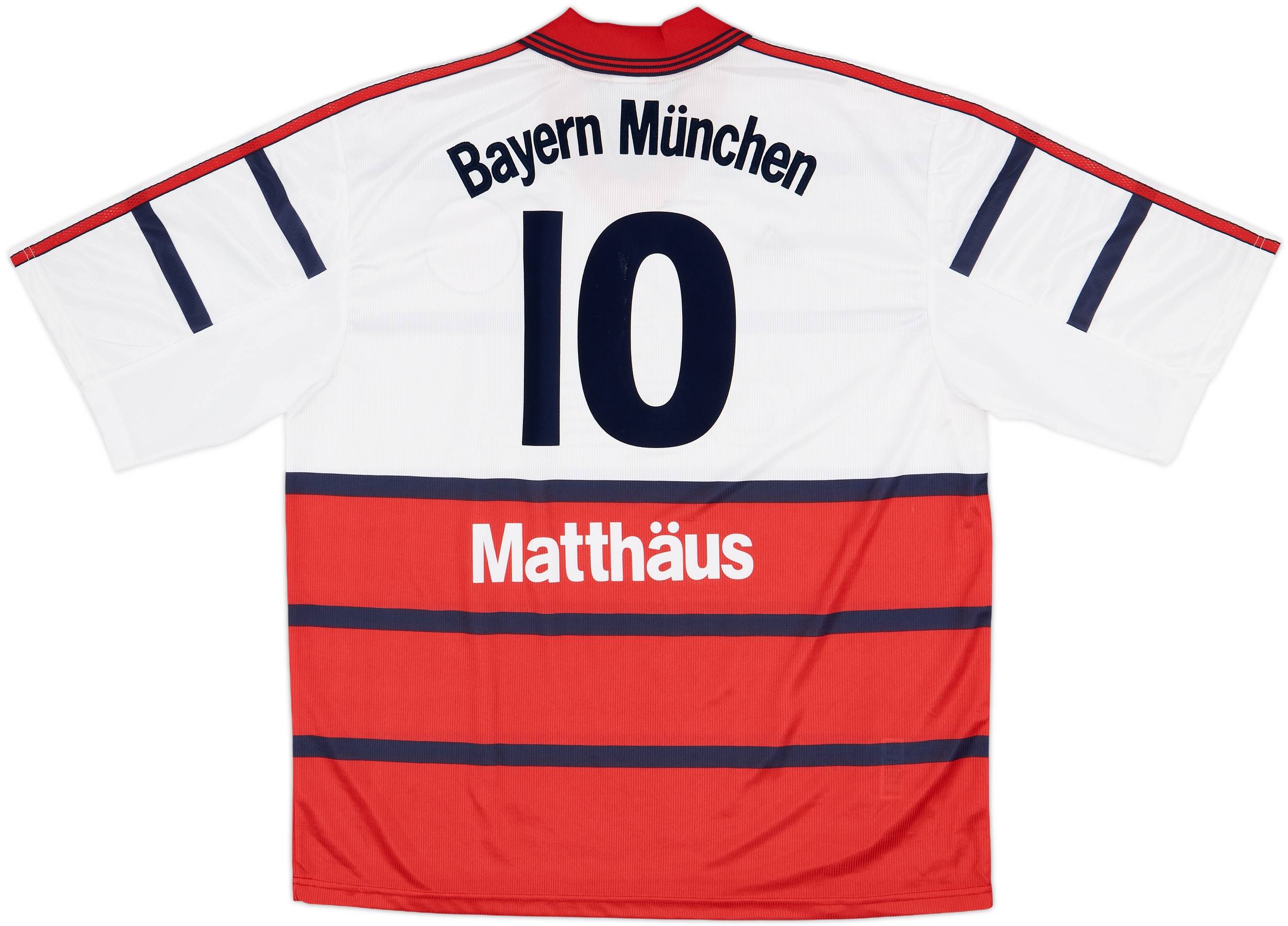 1998-00 Bayern Munich Away Shirt Matthaus #10 - 10/10 - (XL)