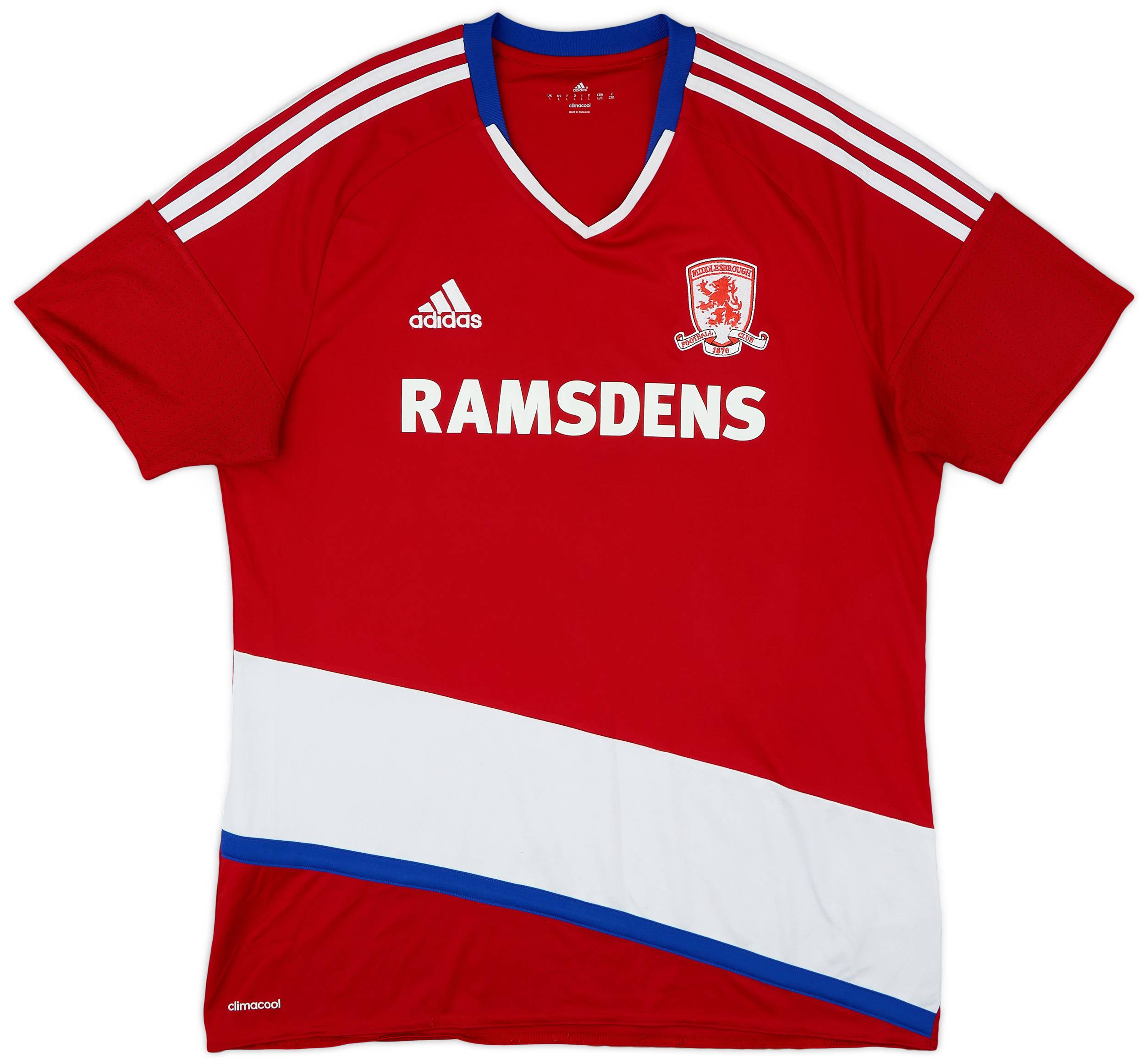2016-17 Middlesbrough Home Shirt - 6/10 - (L)