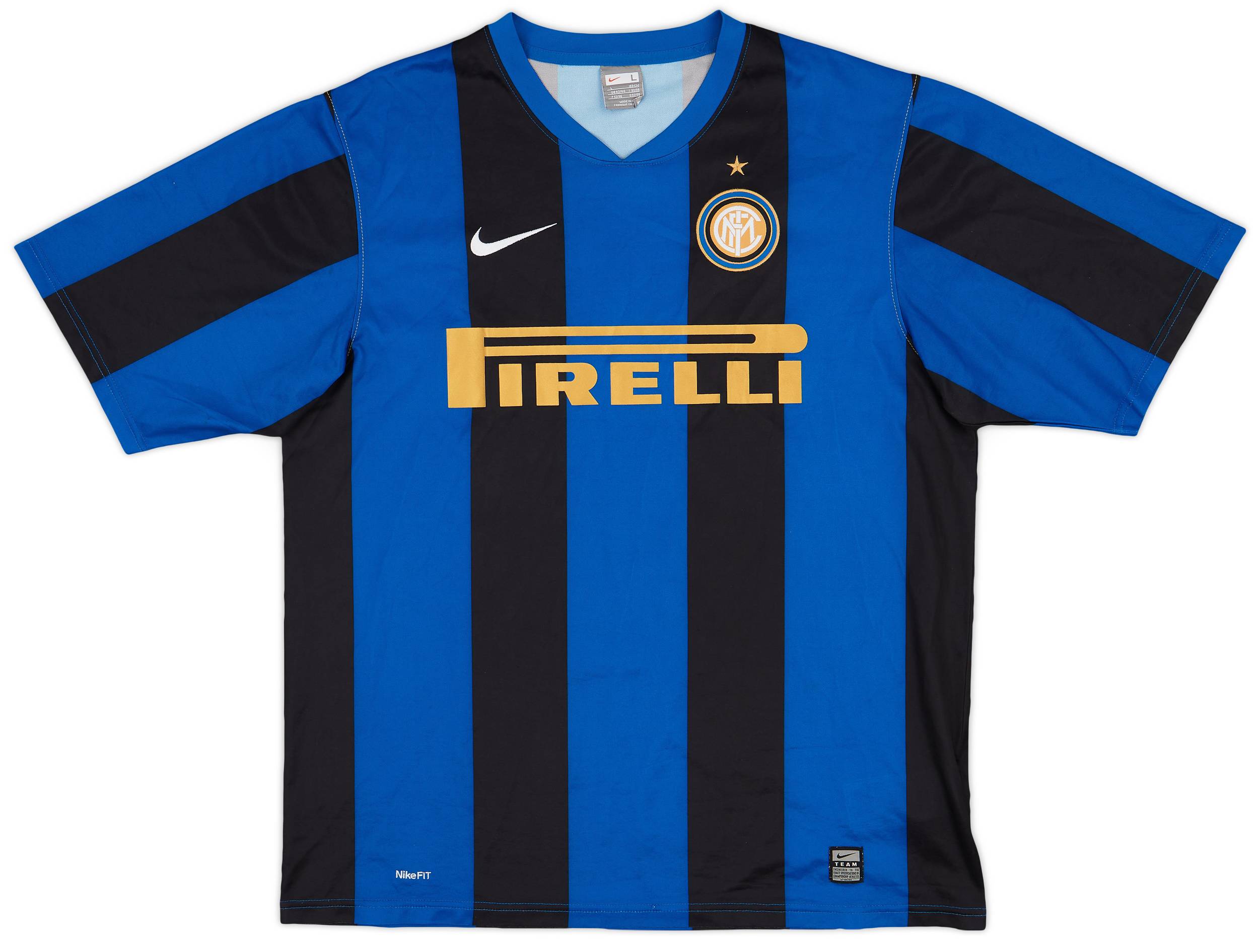 2008-09 Inter Milan Basic Home Shirt - 10/10 - (L)