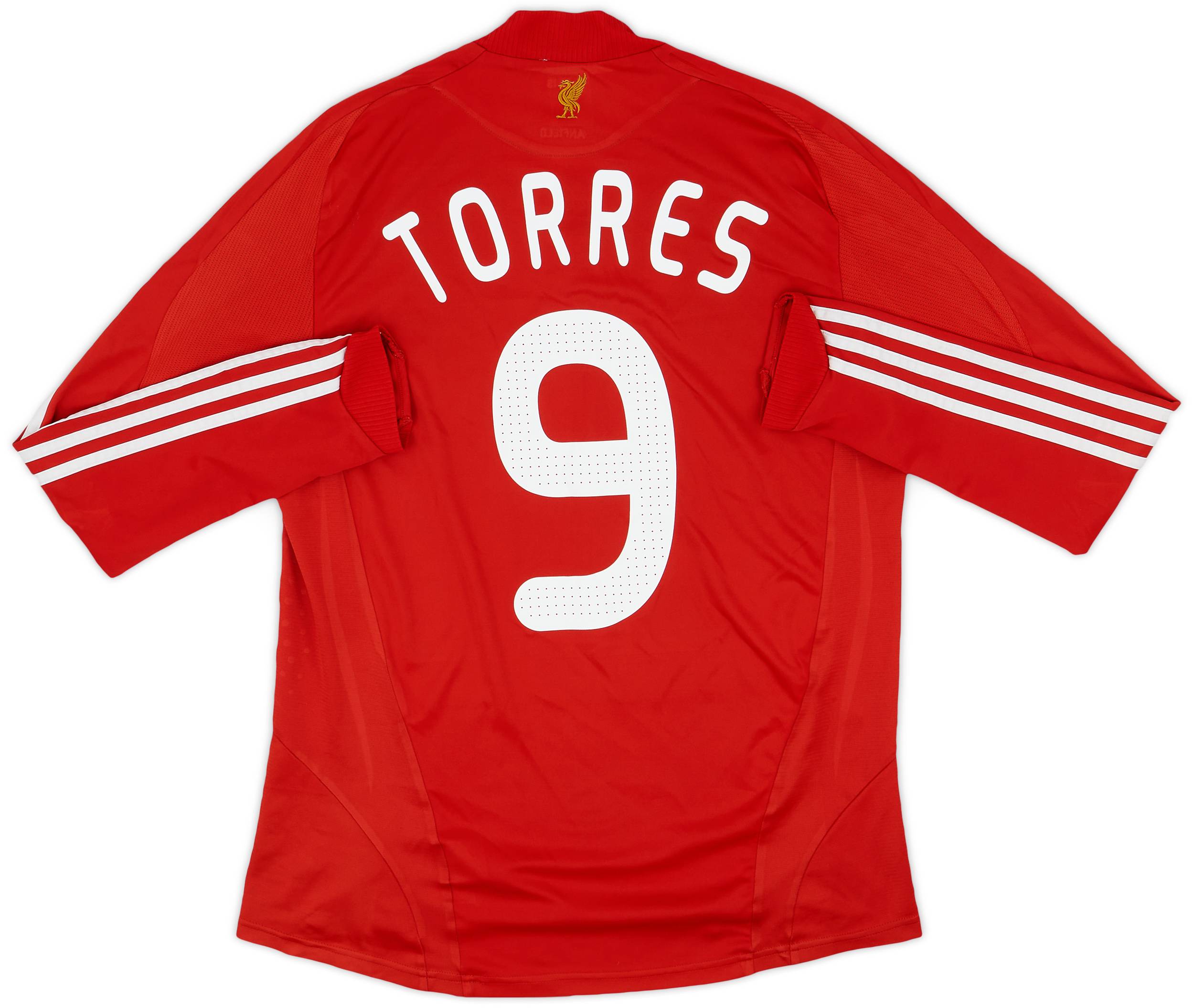 2008-10 Liverpool Home L/S Shirt Torres #9 - 9/10 - (M)