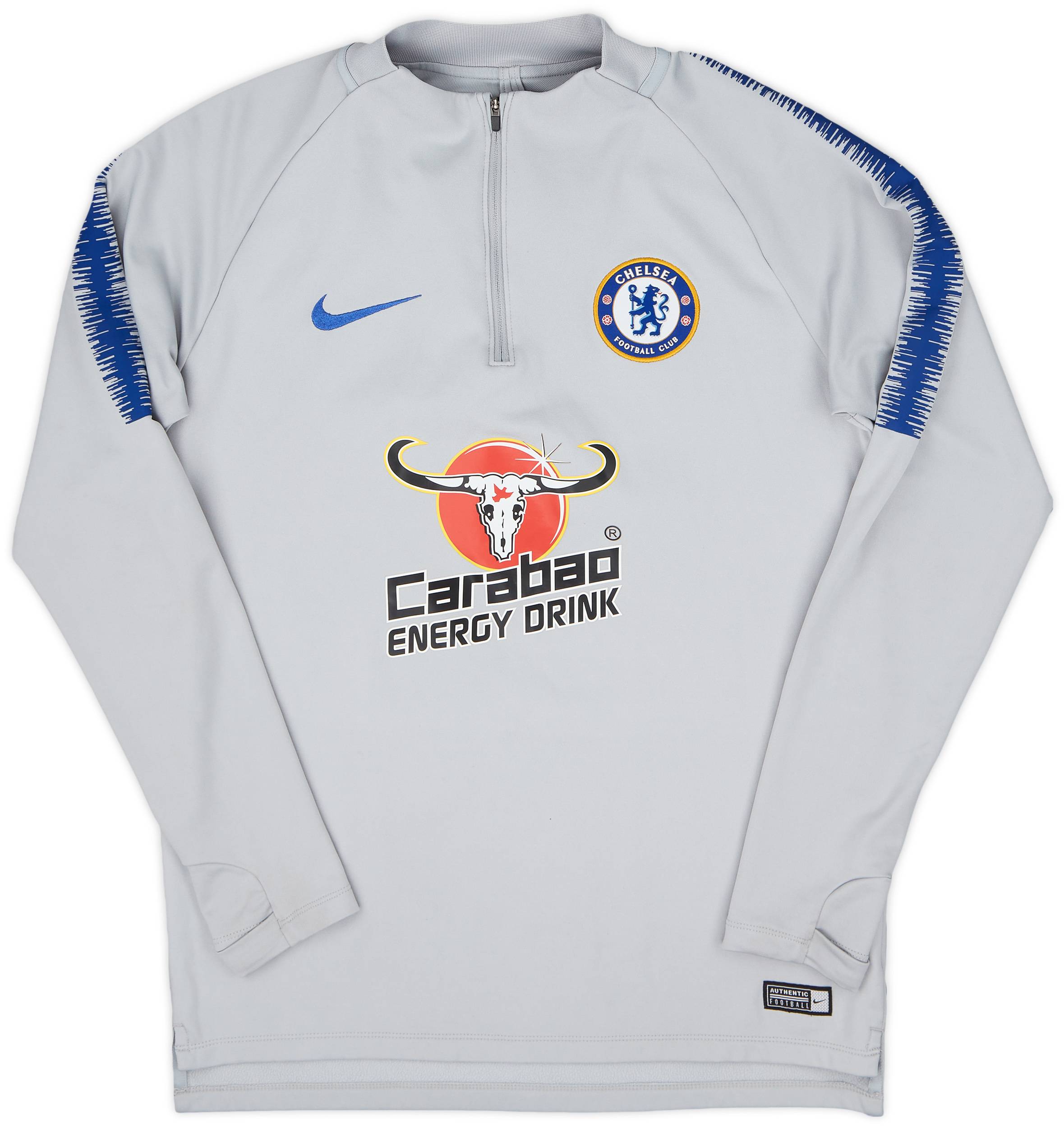 2018-19 Chelsea Nike 1/4 Zip Training Top - 8/10 - (M)