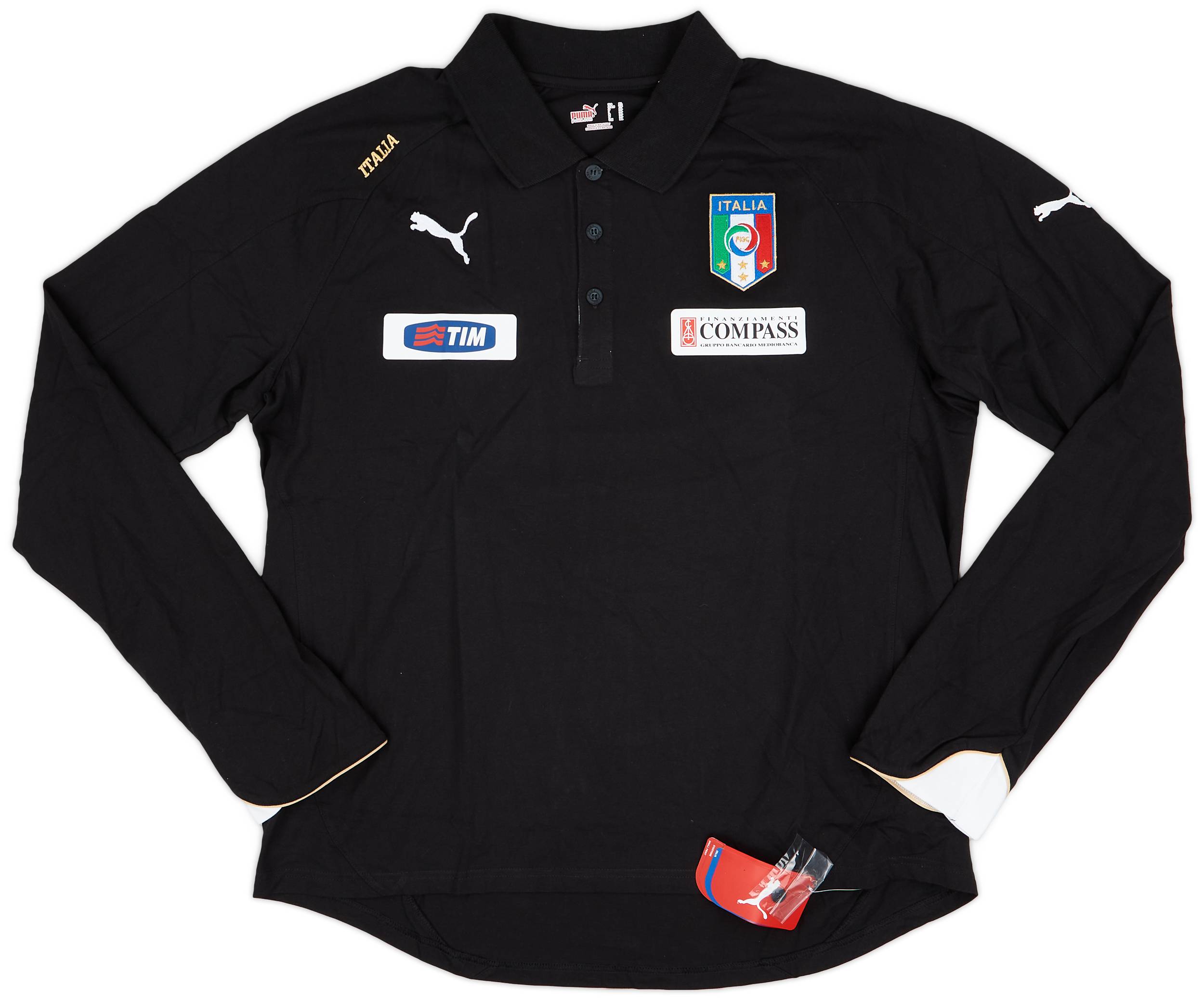 2007-08 Italy Puma Polo L/S Shirt (XL)