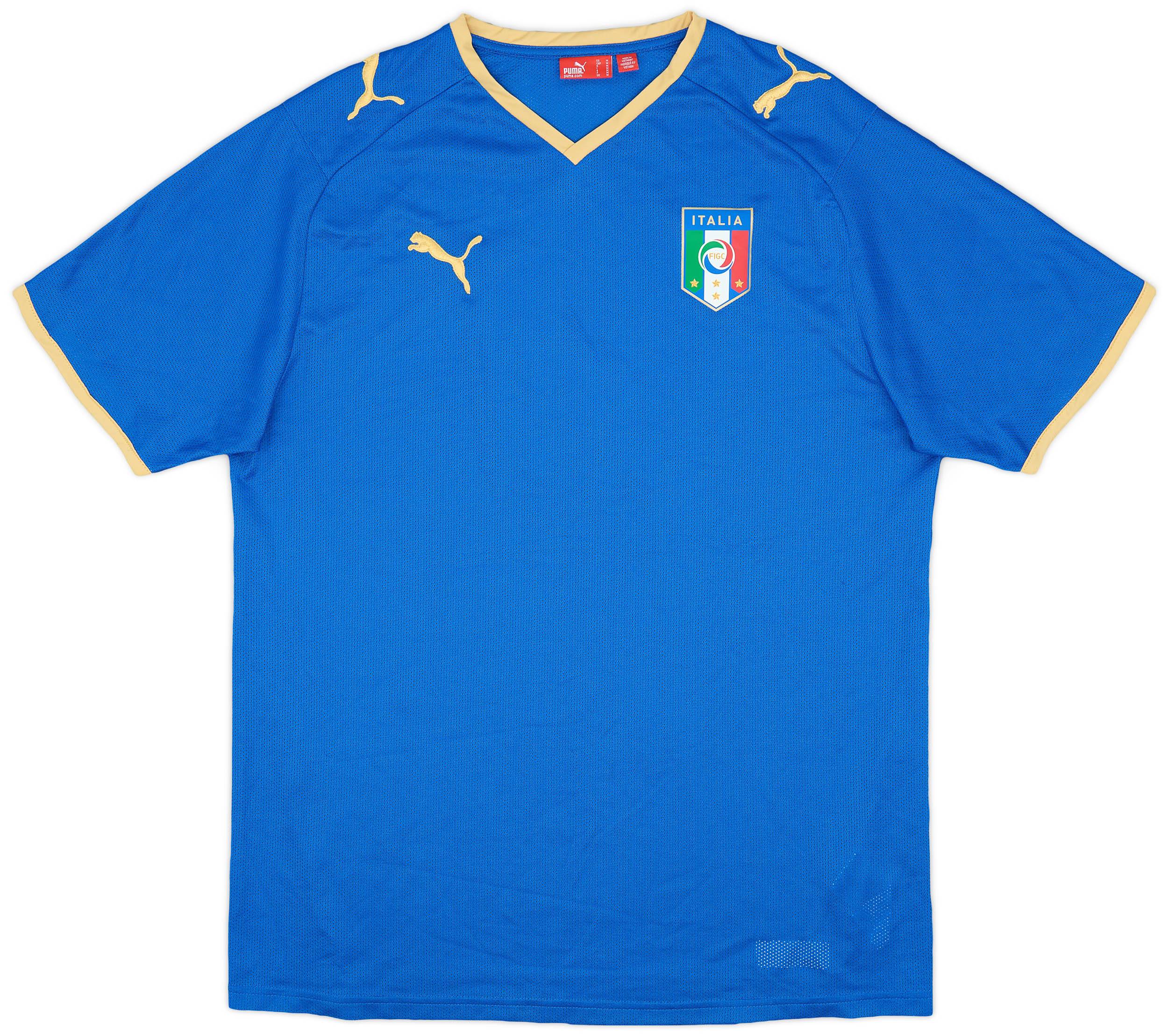 2007-08 Italy Basic Home Shirt - 7/10 - (M)