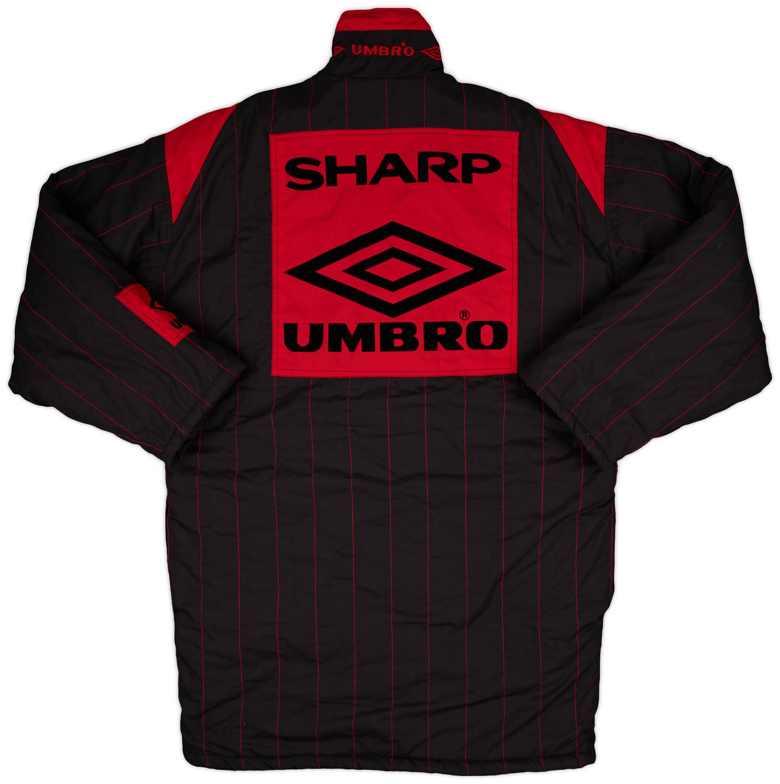 1992-93 Manchester United Umbro Padded Bench Coat - 9/10 - (M)