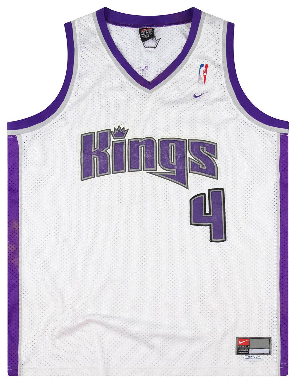 2002-04 Sacramento Kings Webber #4 Nike Swingman Jersey (Home) XXL