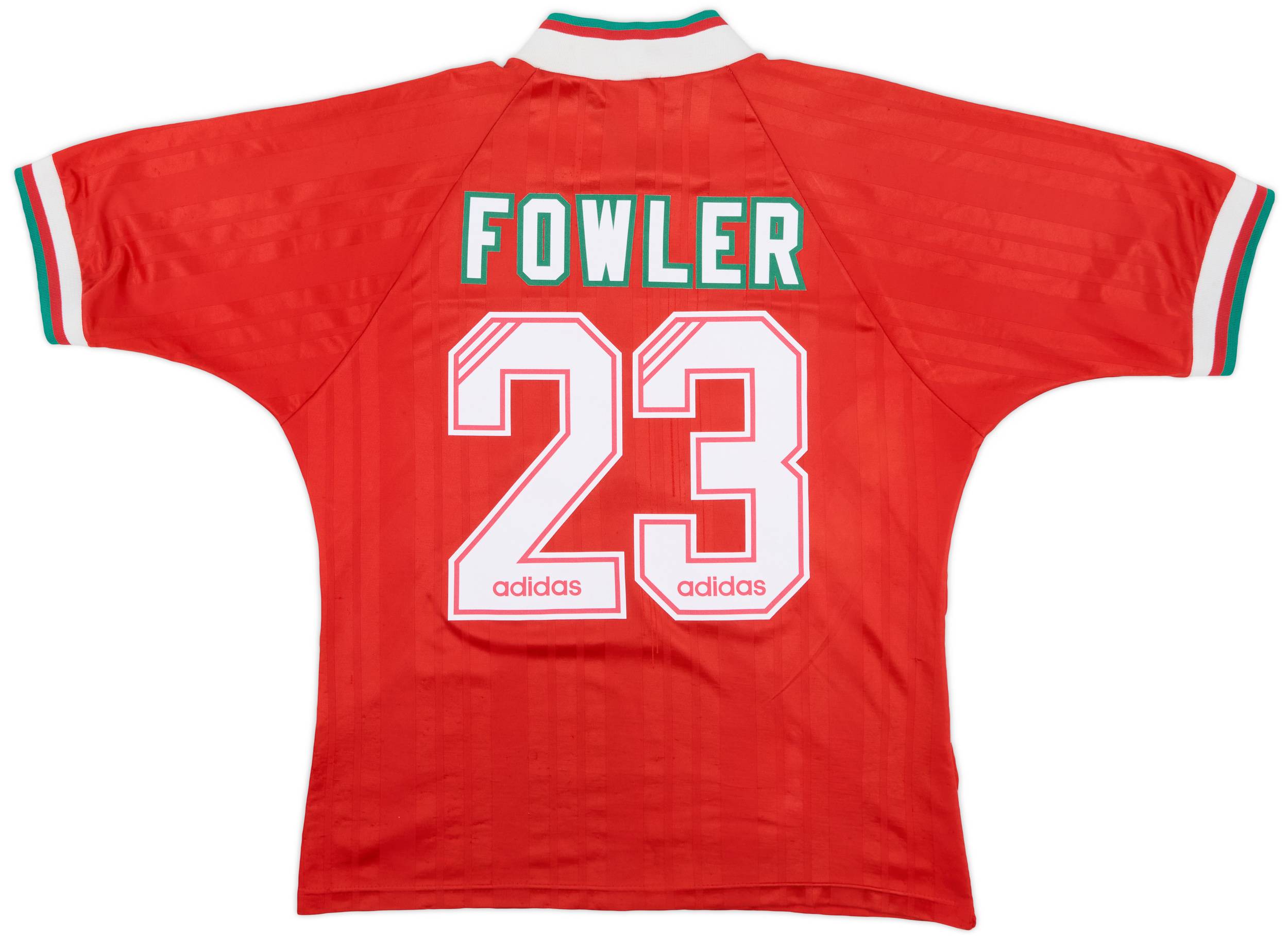 1993-95 Liverpool Home Shirt Fowler #23 - 8/10 - (M)