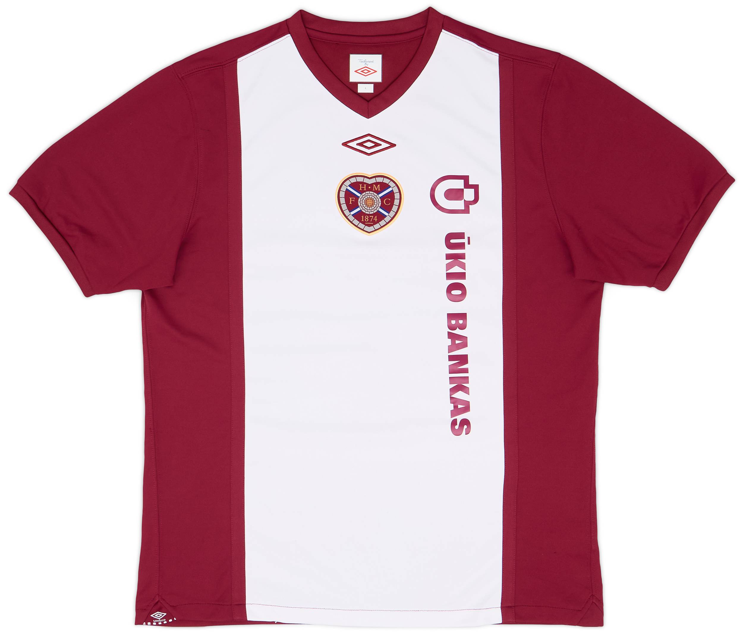 2010-11 Hearts Home Shirt - 8/10 - (L)