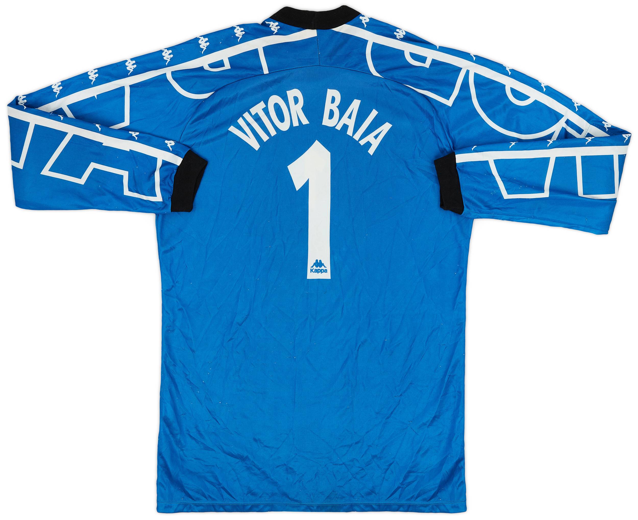 1997-98 Barcelona GK Shirt Vitor Baia #1 - 6/10 - (L.Boys)