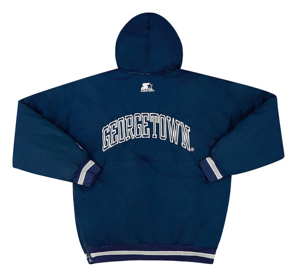 1990s Georgetown Hoyas Starter Rain Coat S