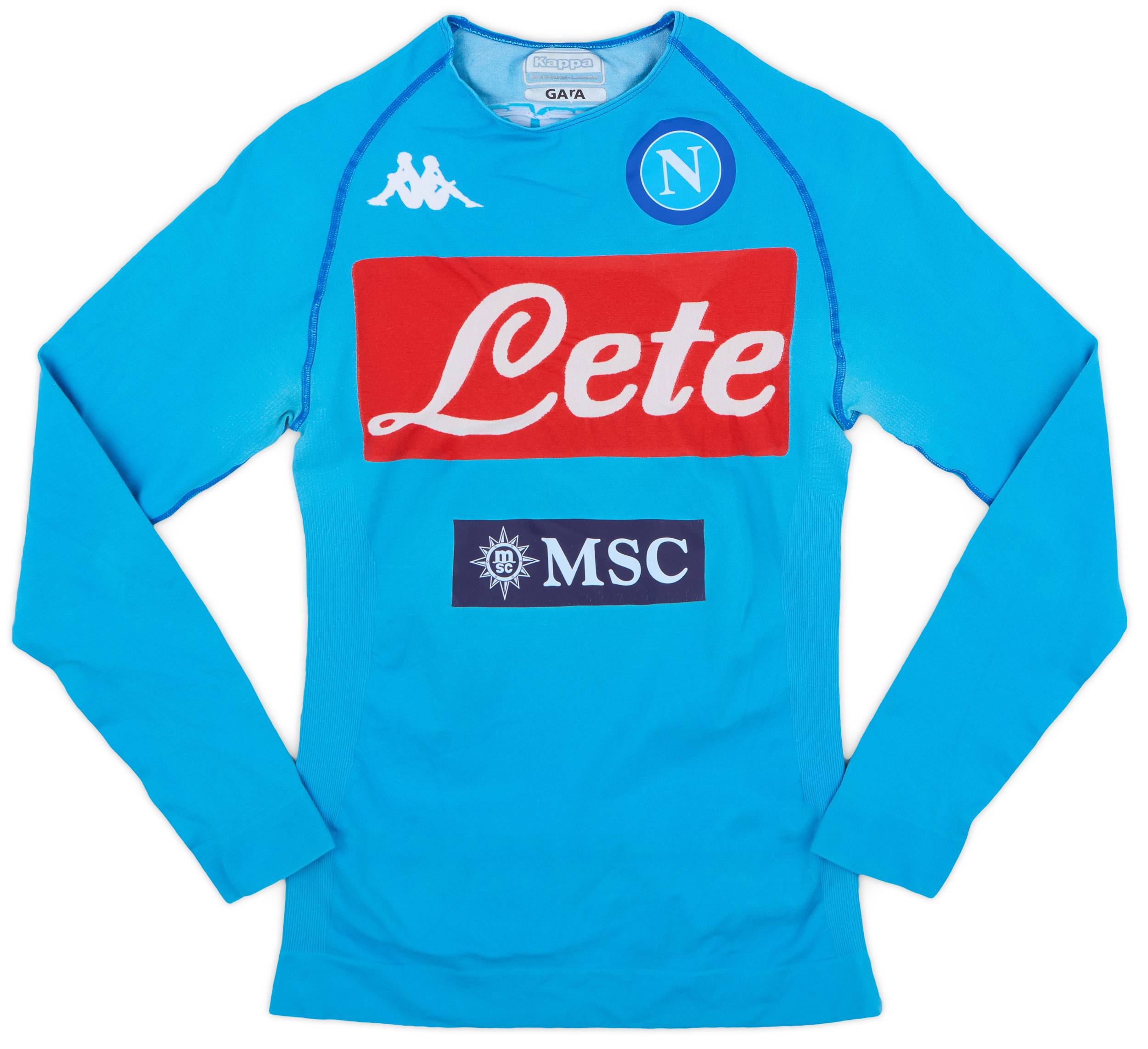 2019-20 Napoli Kappa Player Issue L/S Compression Baselayer - 7/10 - (M/L)