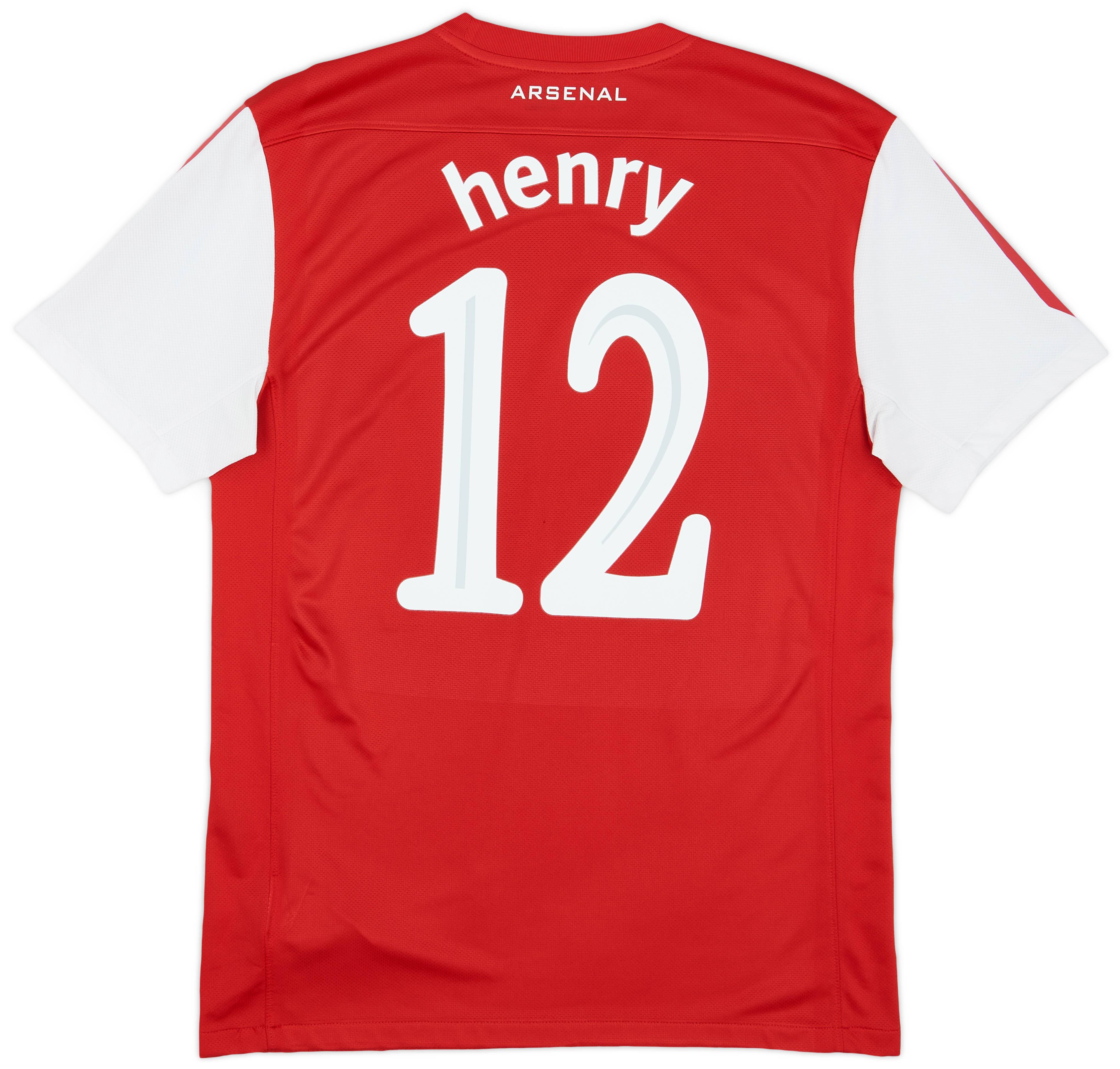 2011-12 Arsenal Home Shirt Henry #12 - 8/10 - (M)