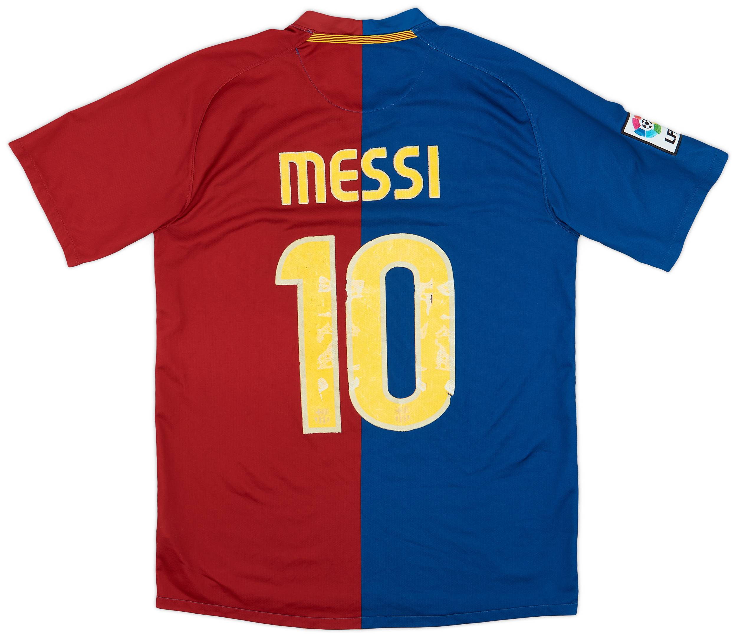 2008-09 Barcelona Home Shirt Messi #10 - 4/10 - (M)